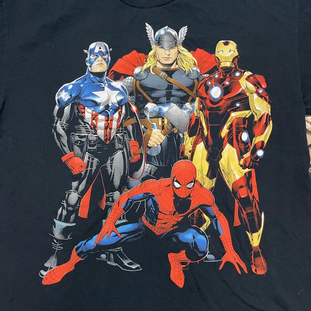 Vintage Marvel Mad Engine Avengers tshirt! Tagged... - Depop