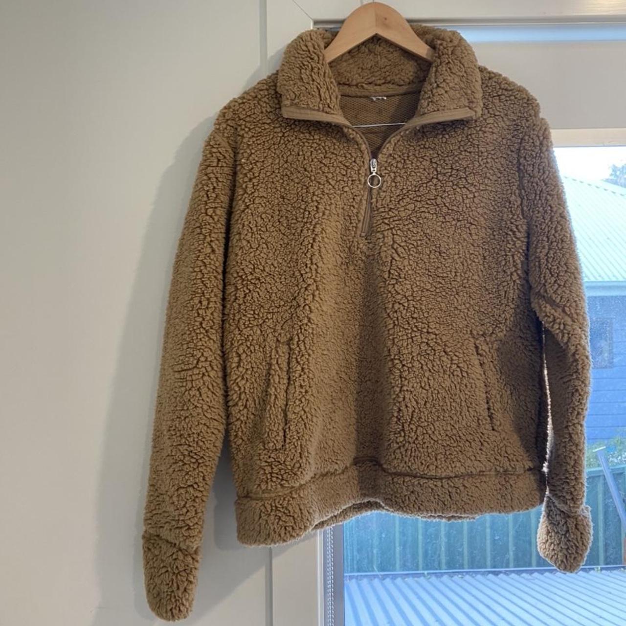Teddy jacket Hardly worn - size m... - Depop