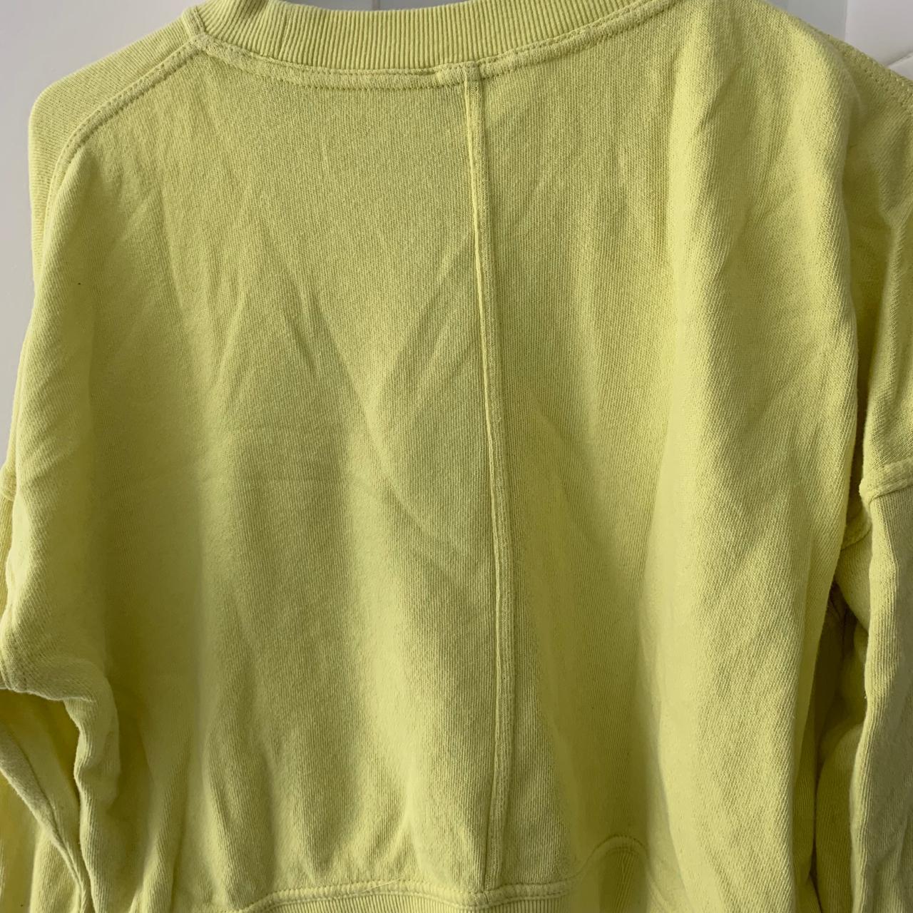 Splendid cropped neon yellow sweater. Gently worn.... - Depop