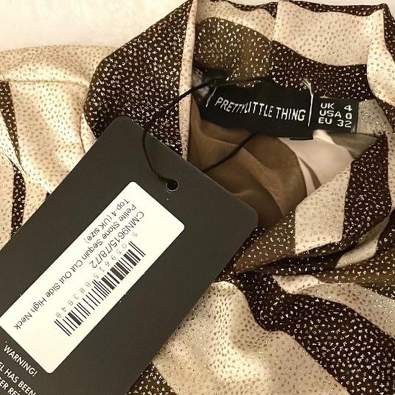 brand new brown patterned tank top!! from Pretty... | Depop