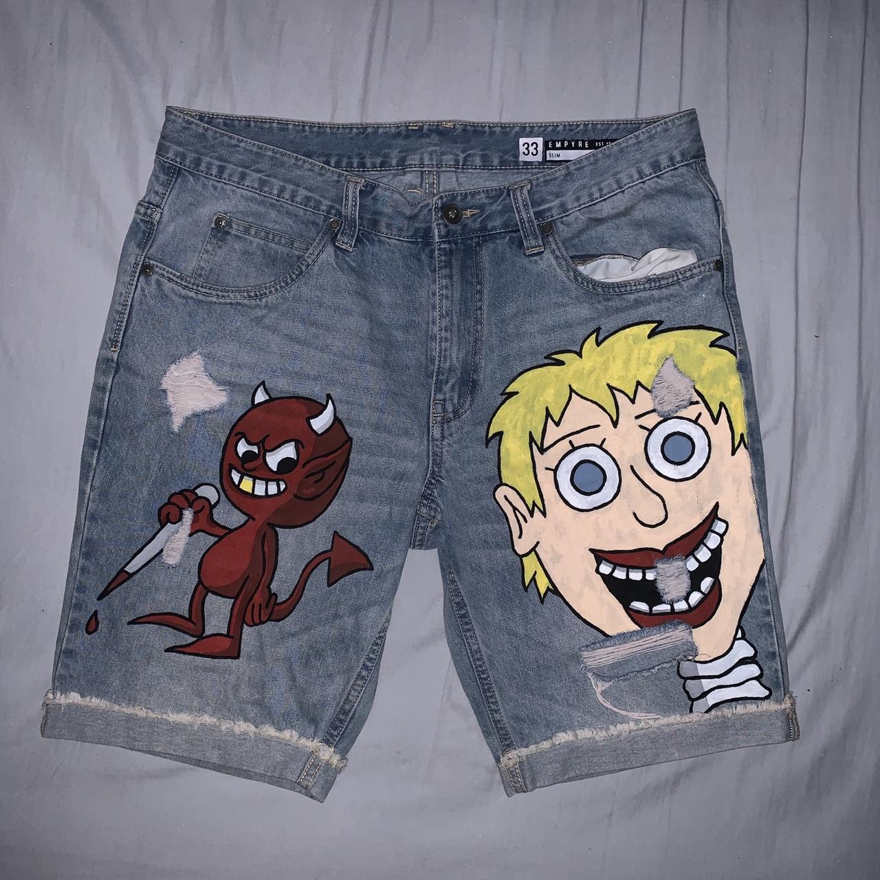 CUSTOM MF SHORTS RANSOM INSPIRED - Depop