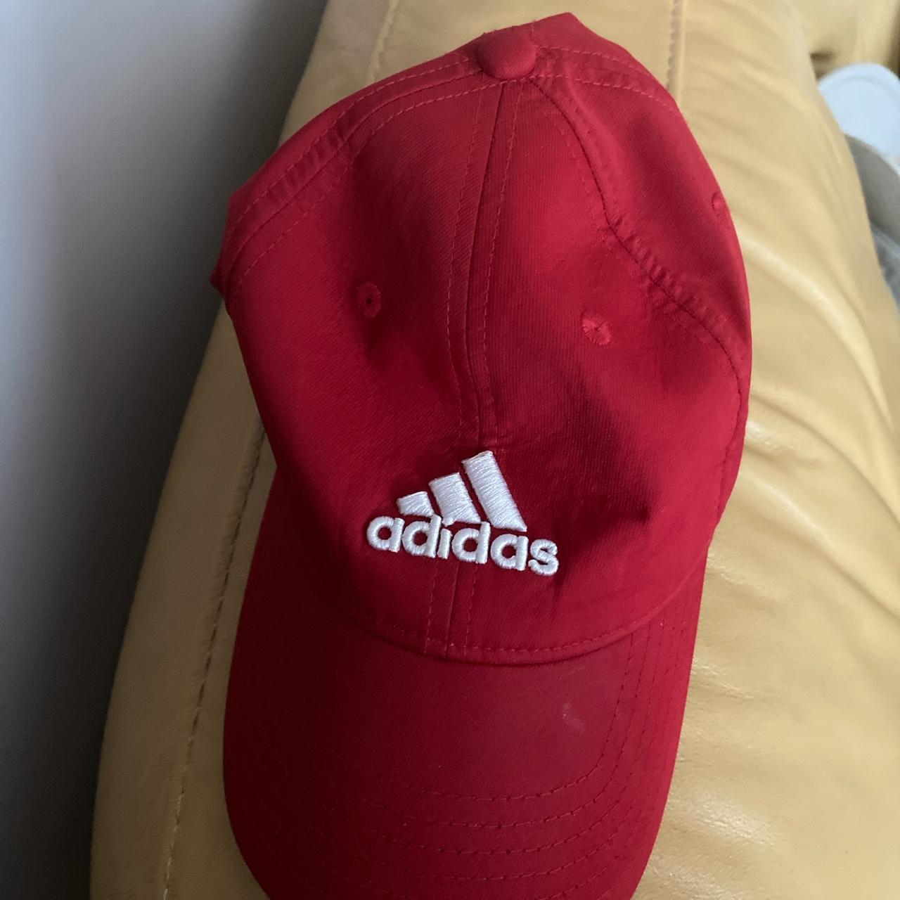 Adidas red authentic cap - Depop