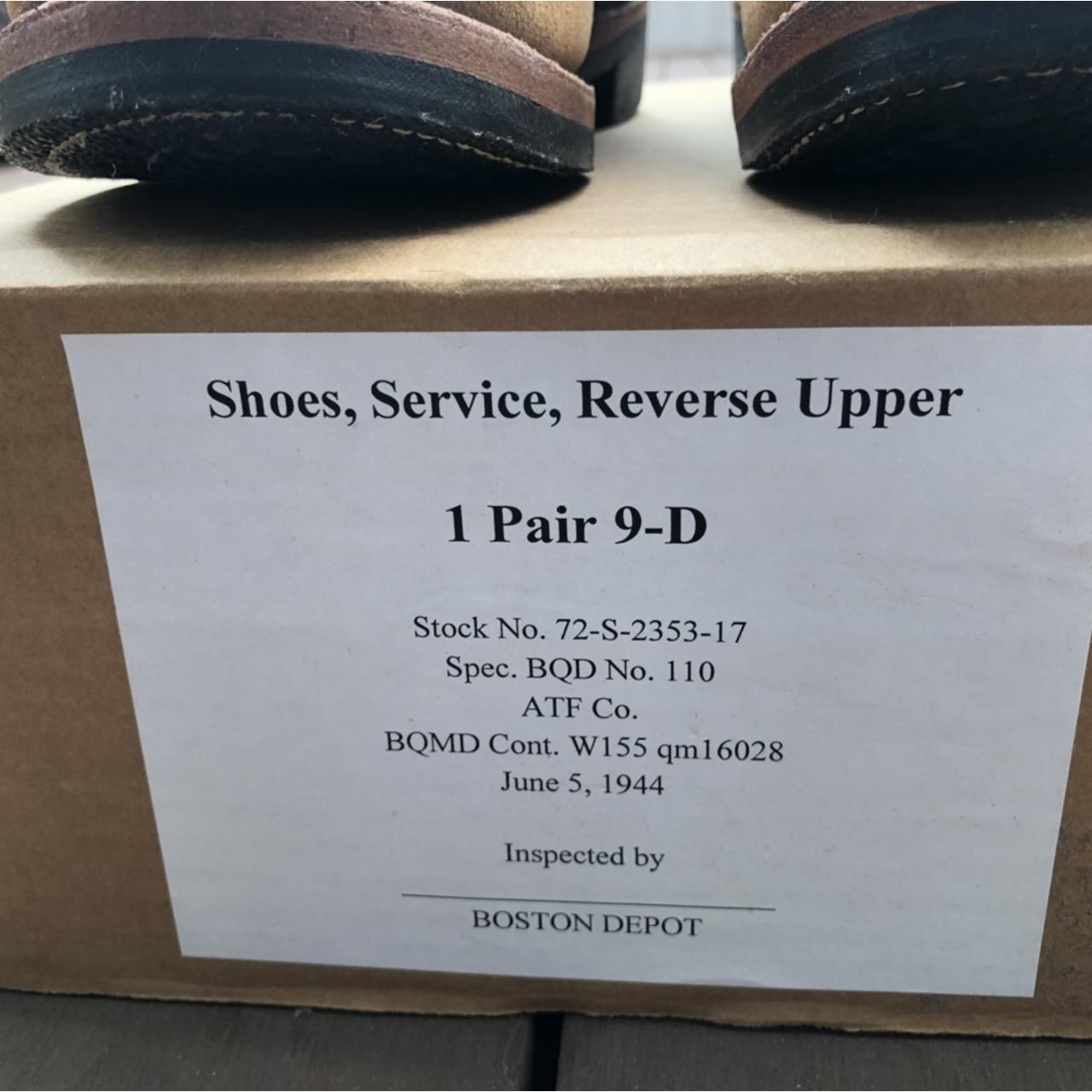 USA Service Shoes M-43 Boots military leather... - Depop