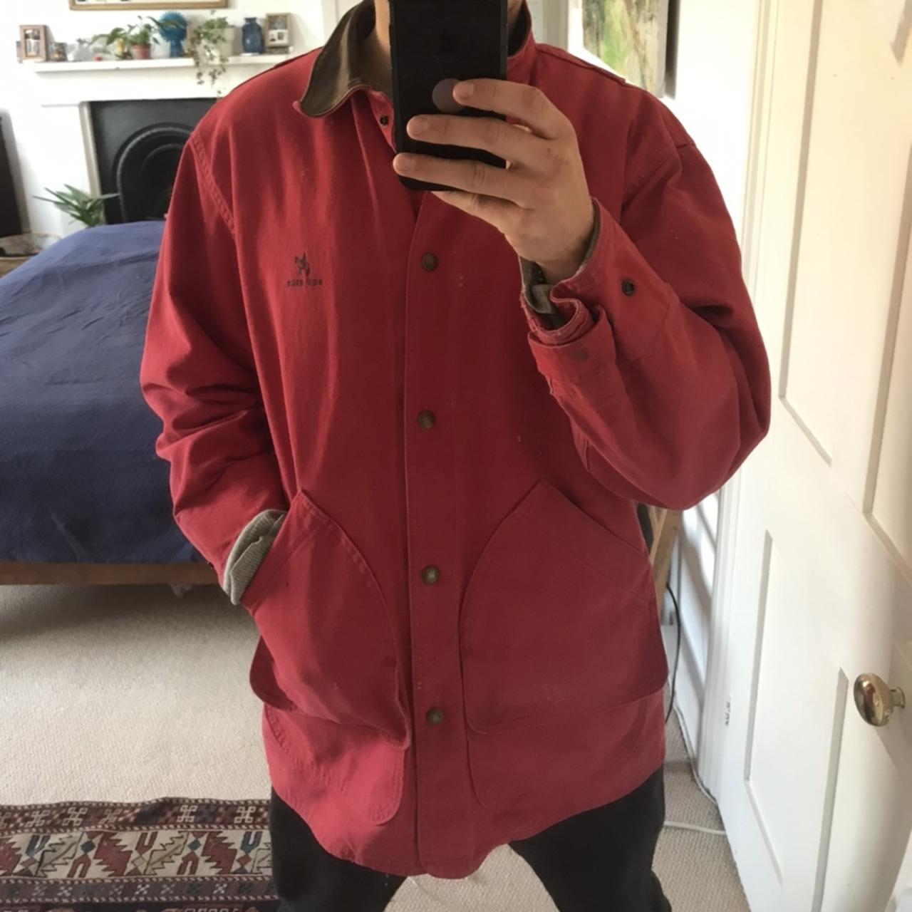 Red Woolrich Canvas Jacket size L. Comes with... - Depop