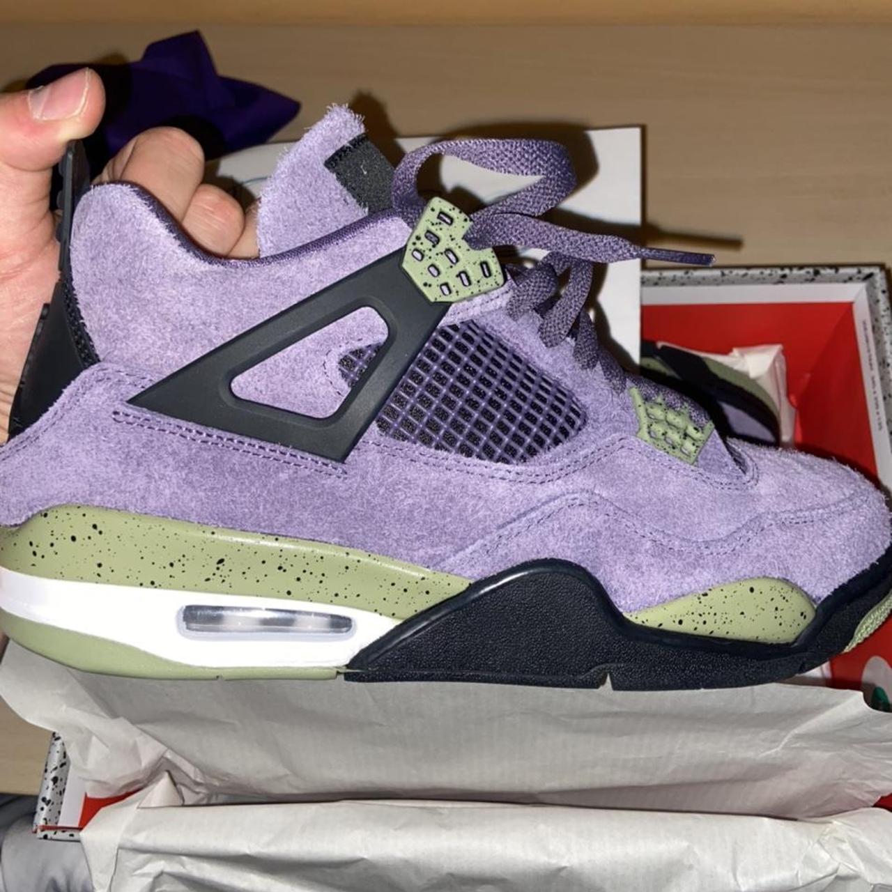 JORDAN 4 CANYON PURPLE 43 ACCETTO TRADE CON J4 - Depop