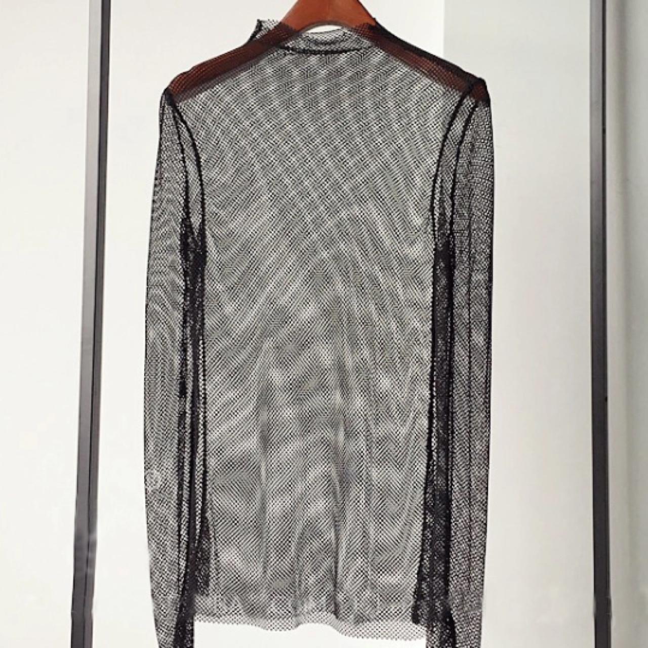 ⚫️Fishnet net top. Black. Long sleeve. New. ⚫️ - Depop