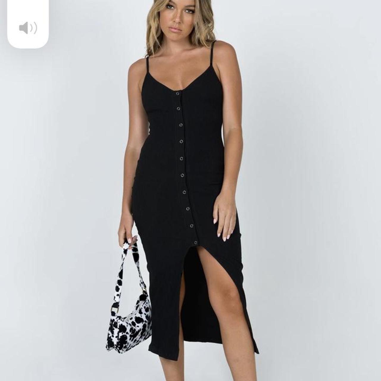 princess polly muir midi dress sold out online size... - Depop