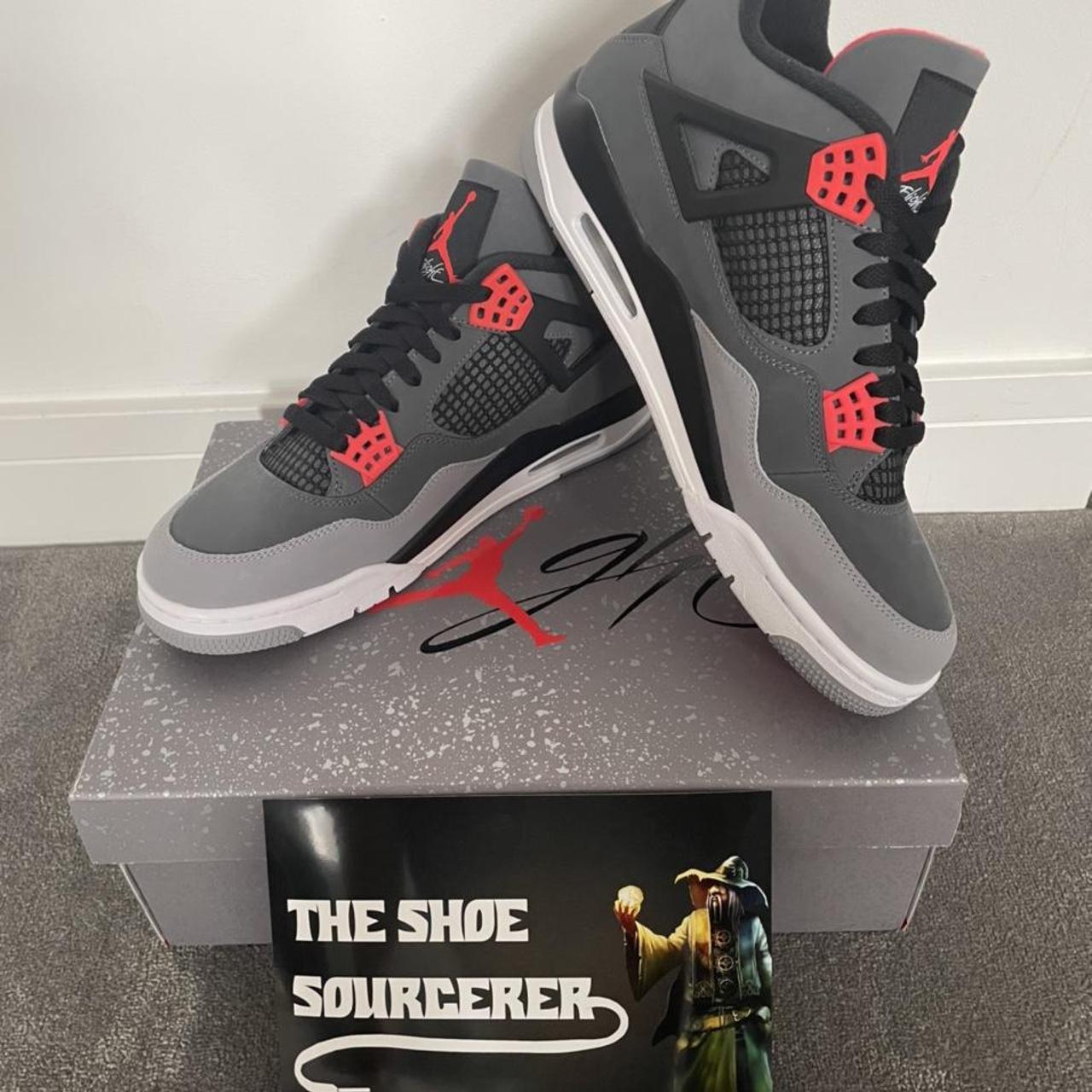 Jordan 4 infared Brand new never worn Original box - Depop