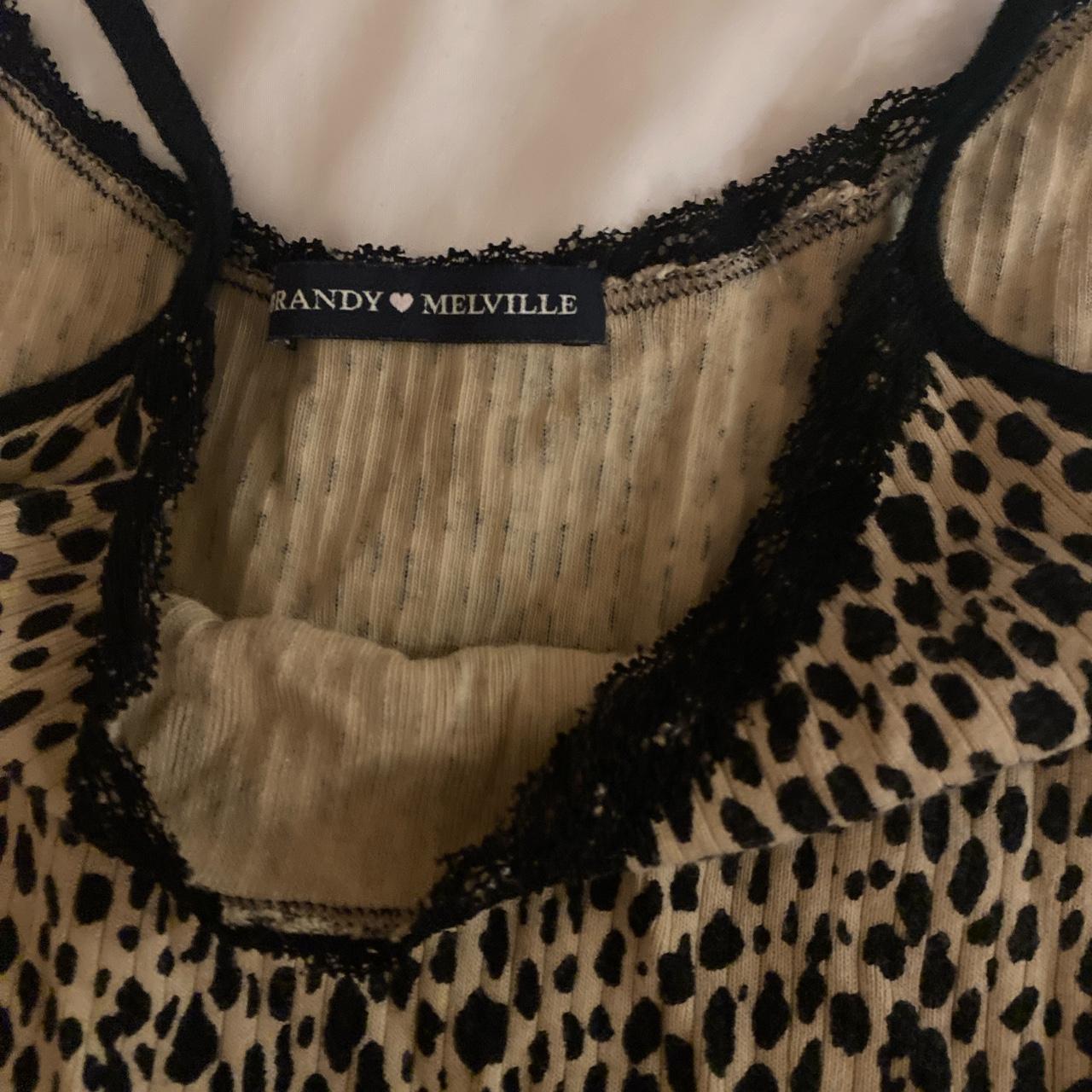 brandy melville cheetah print tank top -So cute... - Depop