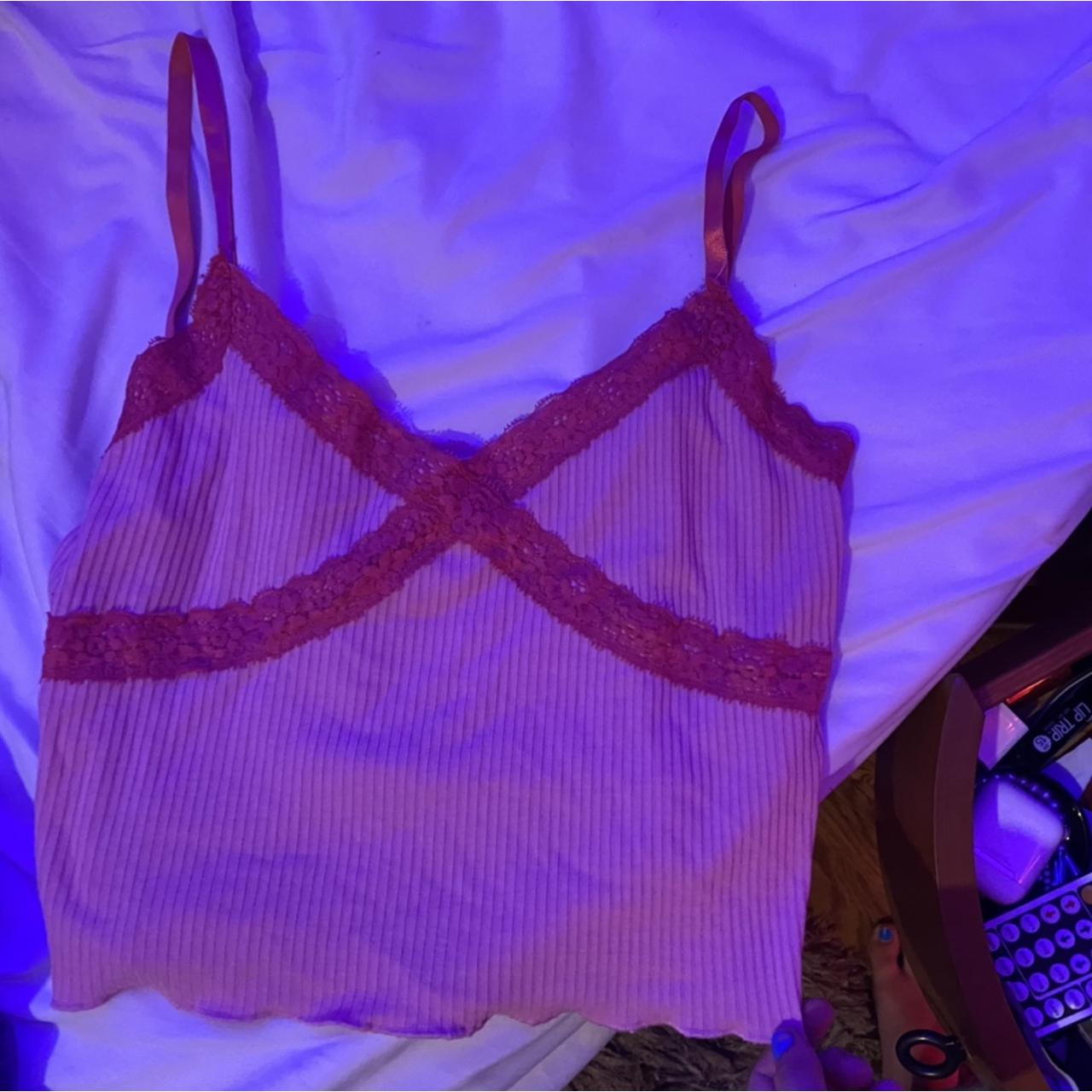 Super cute pink y2k top! Only worn once great... - Depop