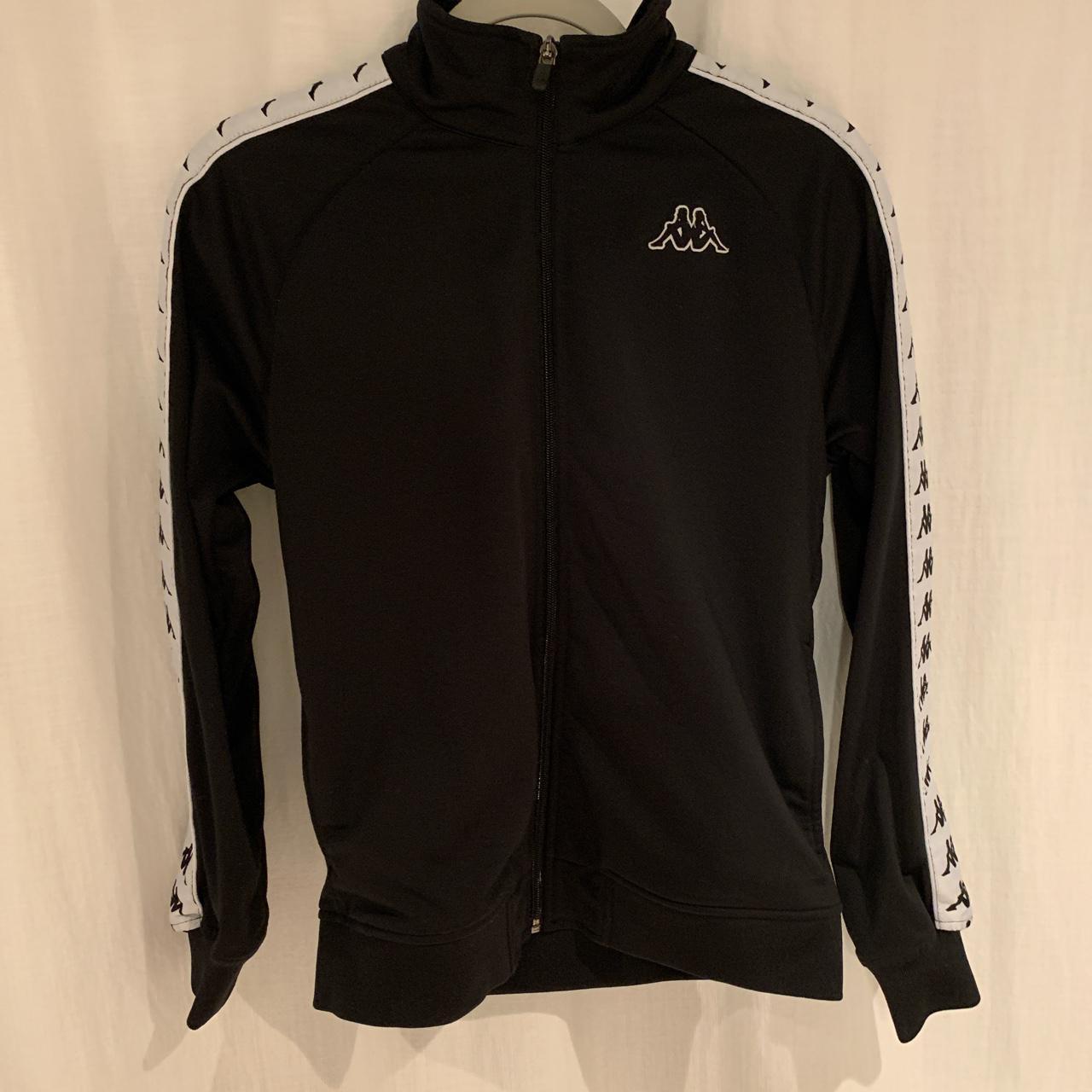 Black Kappa Jacket #Blackjacket #Kappa #KappaJacket... - Depop