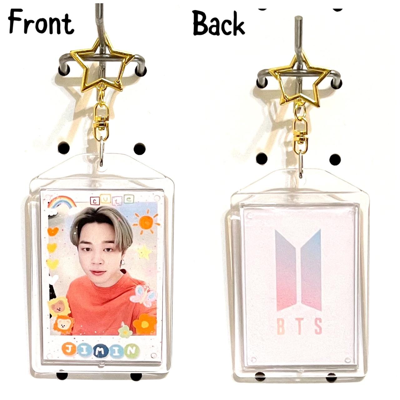 Handmade BTS Unofficial Photocard Jimin Acrylic... - Depop