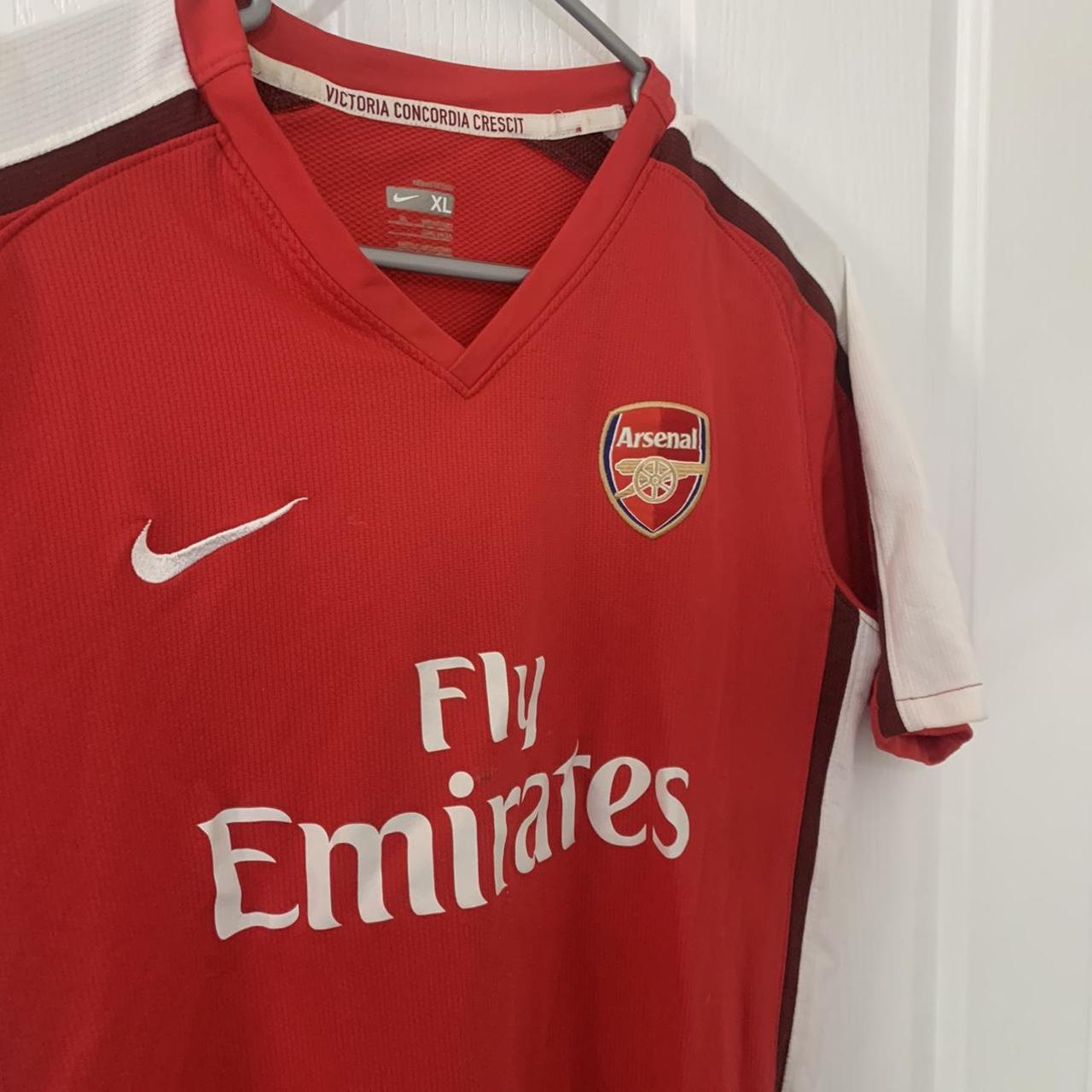 Arsenal 09/10 Home Kit Size: Kids XL Condition:... - Depop