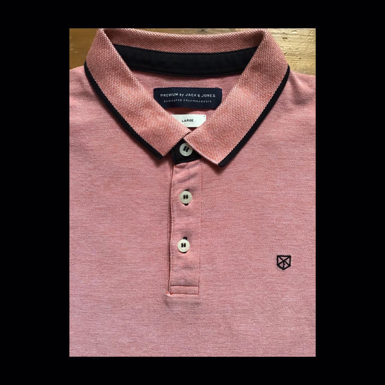 Mens Jack And Jones Premium Polo Shirt In Speckled Depop
