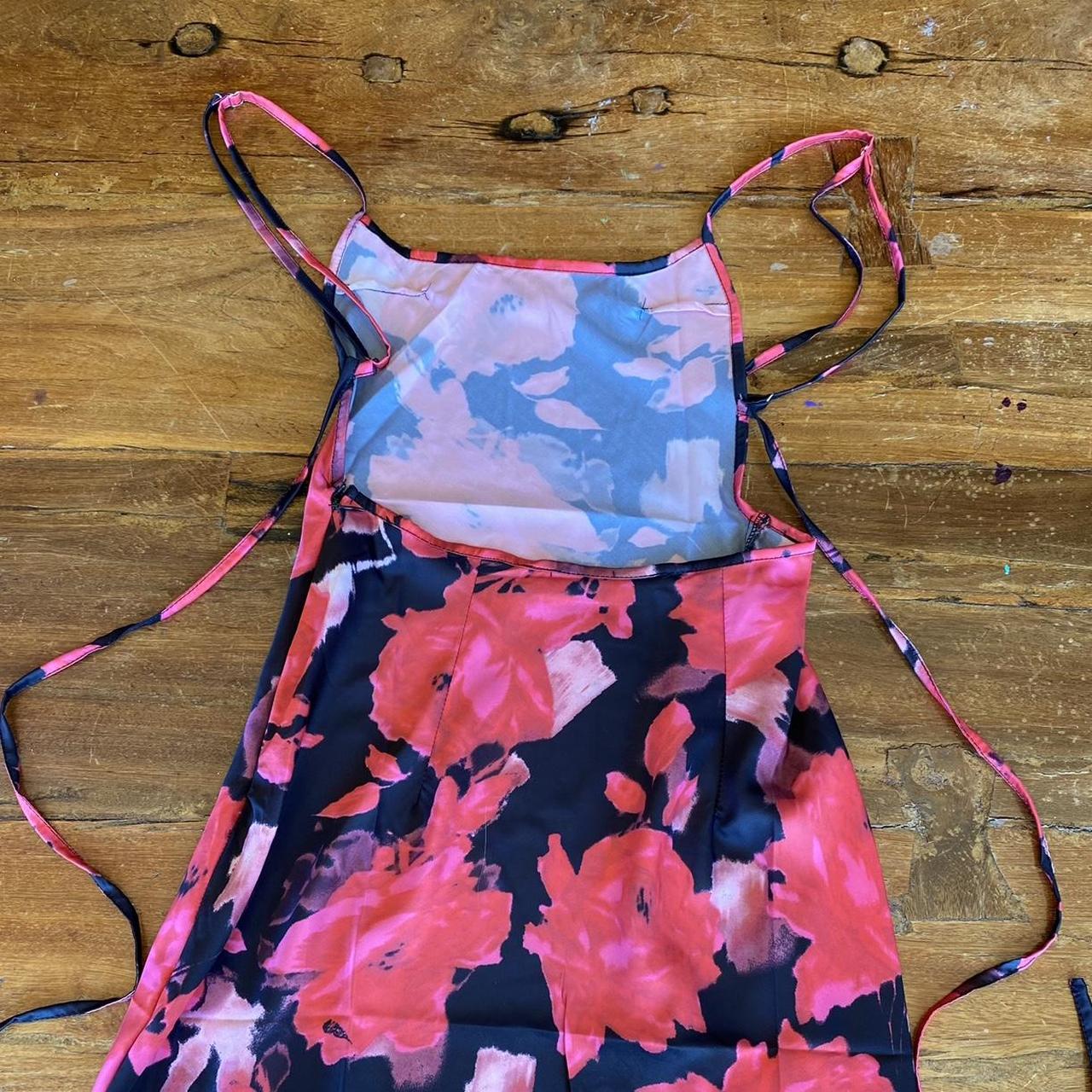 Lioness Nostalgia 90’s Dress Red Floral. Never worn... - Depop