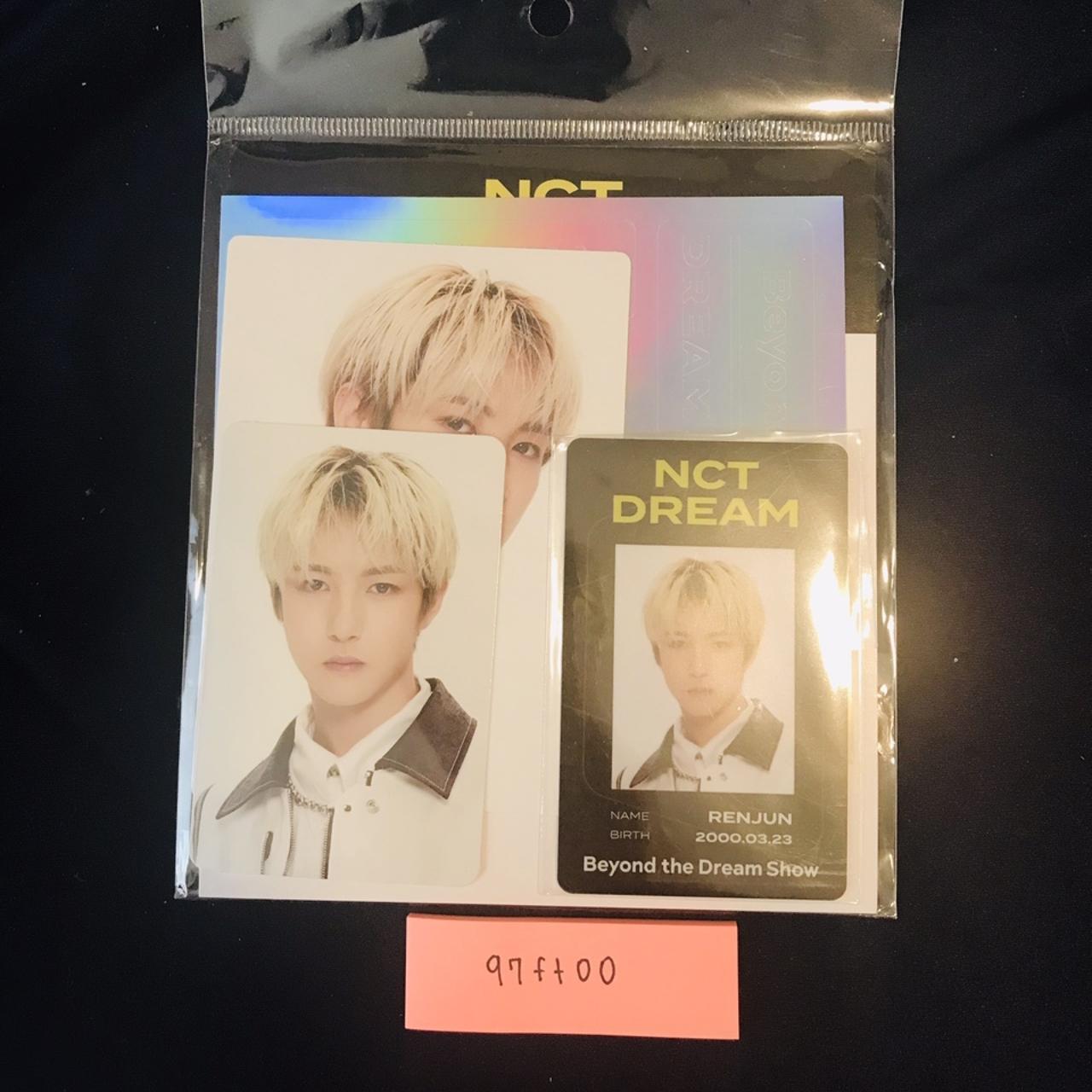 wts nct dream renjun beyond live id + decl sticker... - Depop