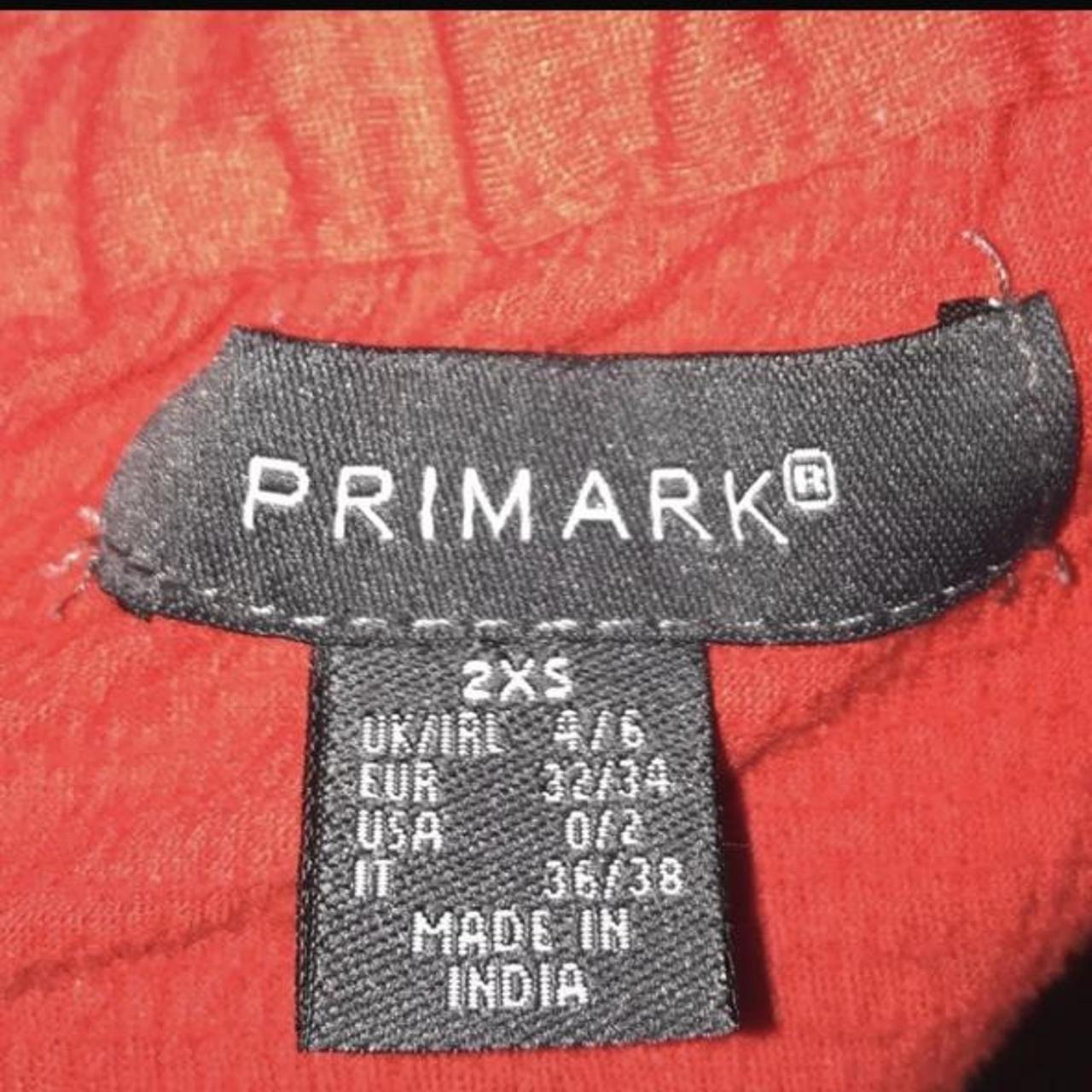 Primark red/coral off the shoulder crop top, xxs,... - Depop
