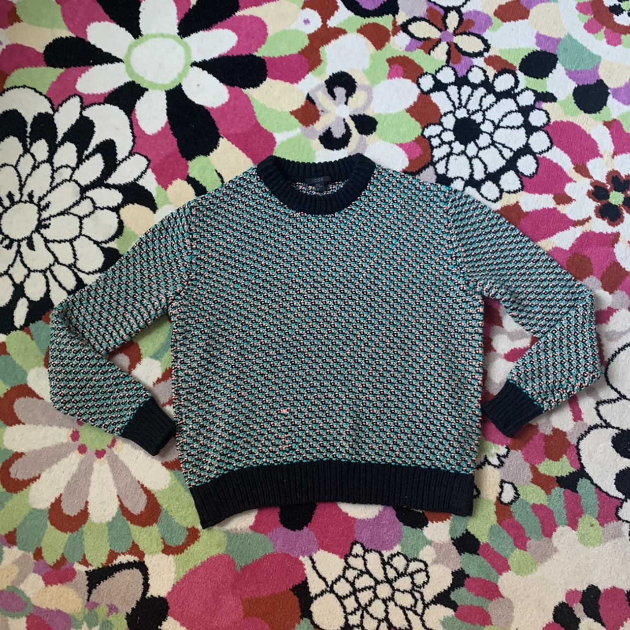 Brand new super cool, warm, mod knit COS jumper... - Depop