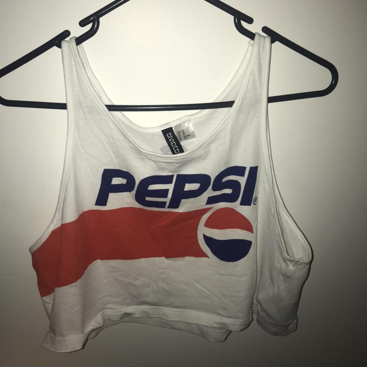 H&M - pepsi cropped flow singlet top! so cute and... - Depop