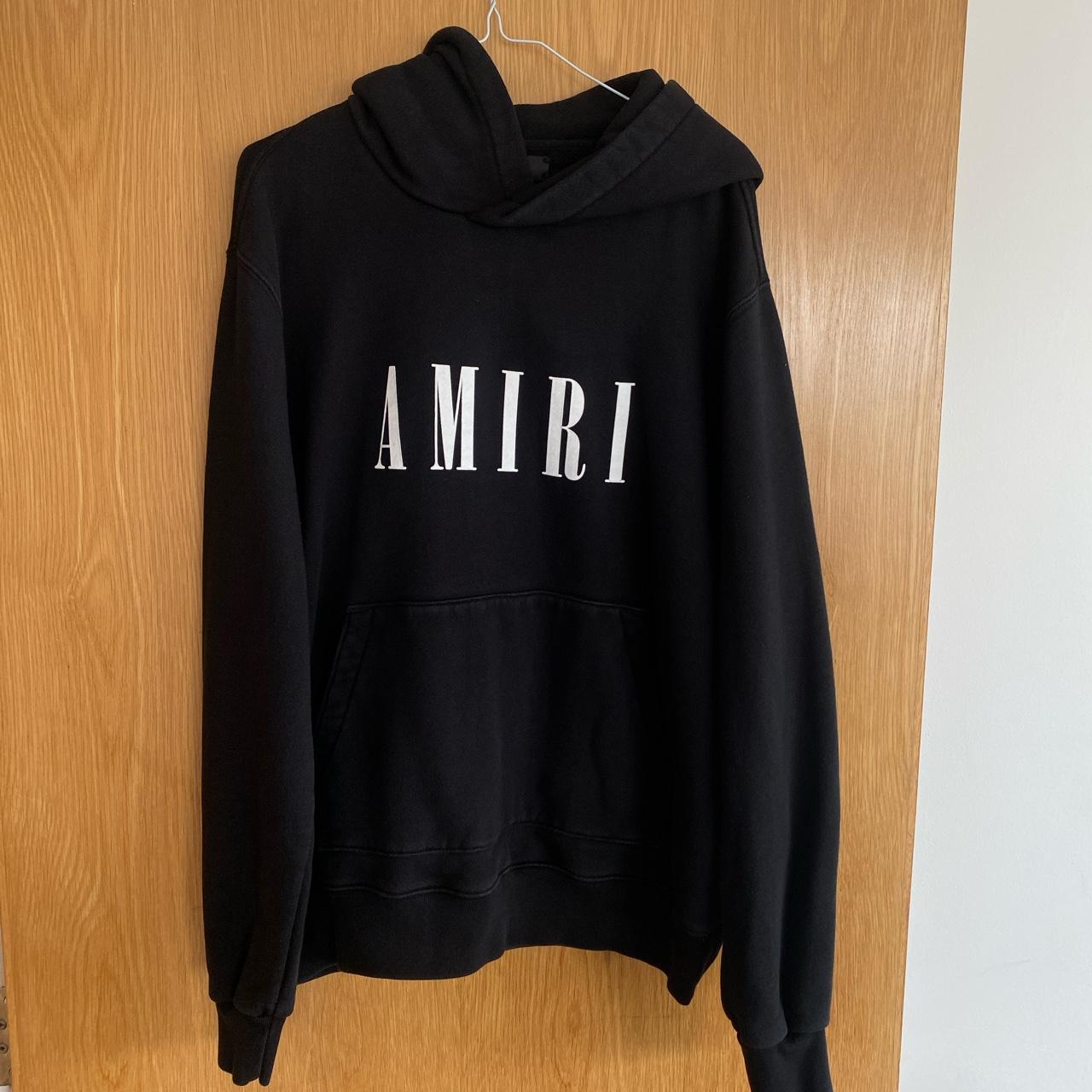 Amiri Logo Track Suit Black Worn Once Full Track... - Depop
