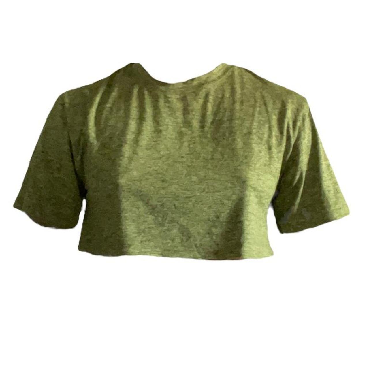 Fabletics green crop top athletic shirt Very flowy... - Depop