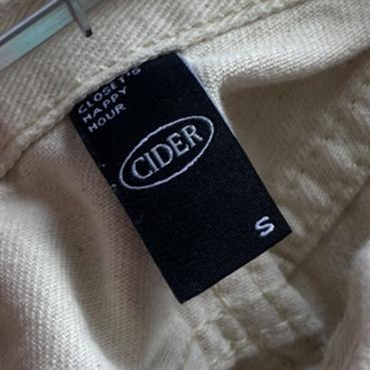 Cider Women's Cream Jeans | Depop