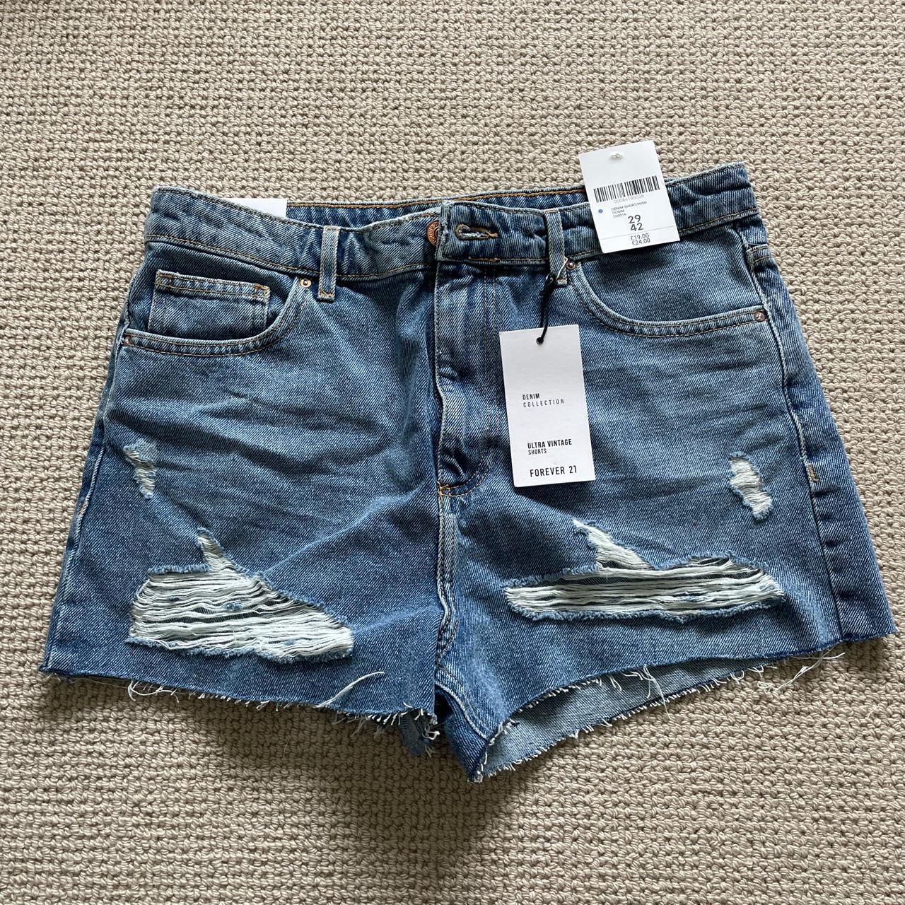FOREVER 21 DENIM SHORTS UNWORN Ultra vintage forever... - Depop