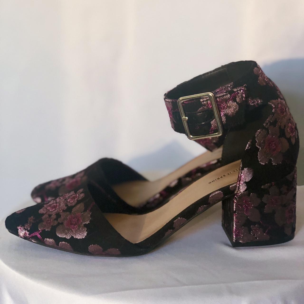 Call it Spring Women's Purple and Black Courts | Depop