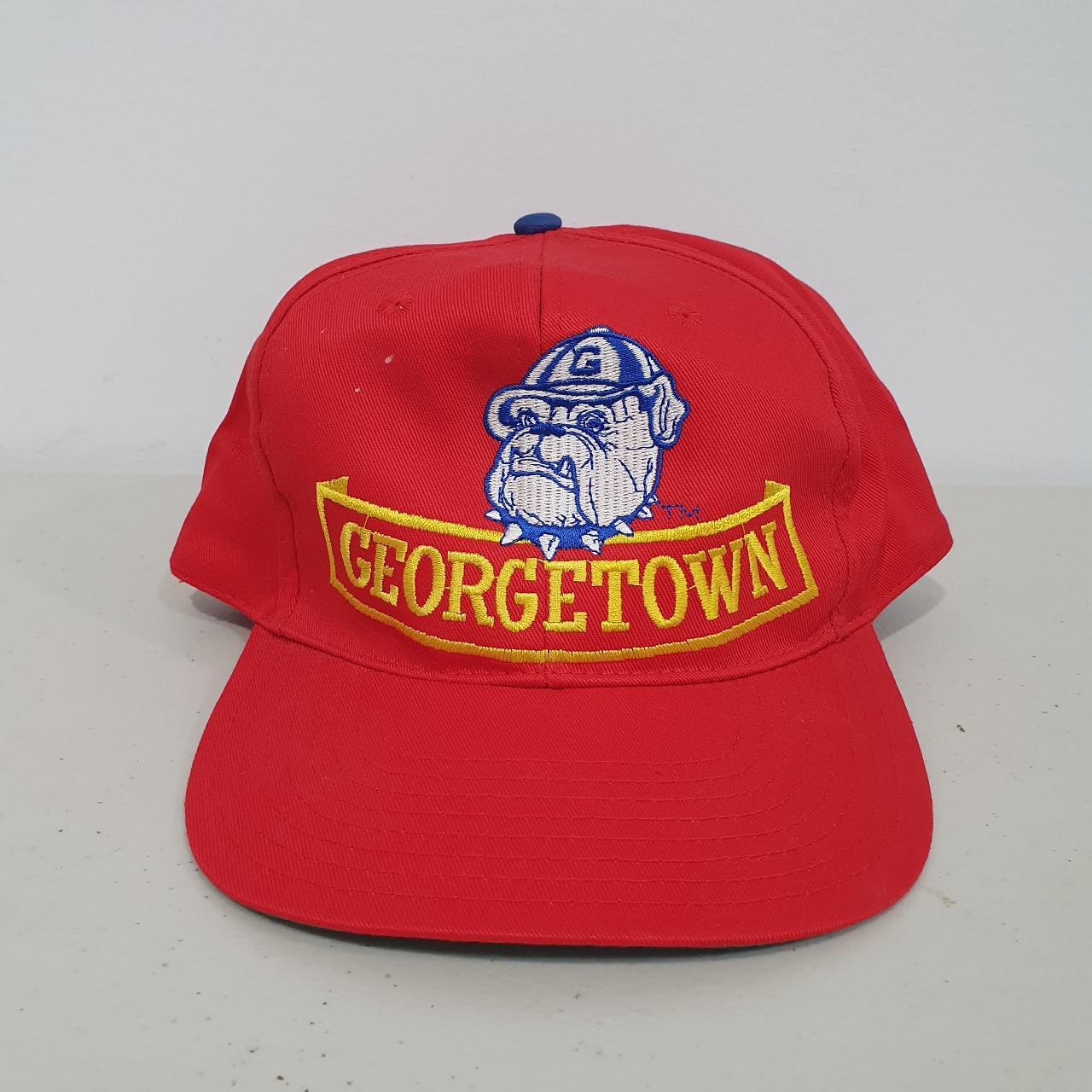 Vintage Georgetown HOYAS Snapback Cap US College... - Depop