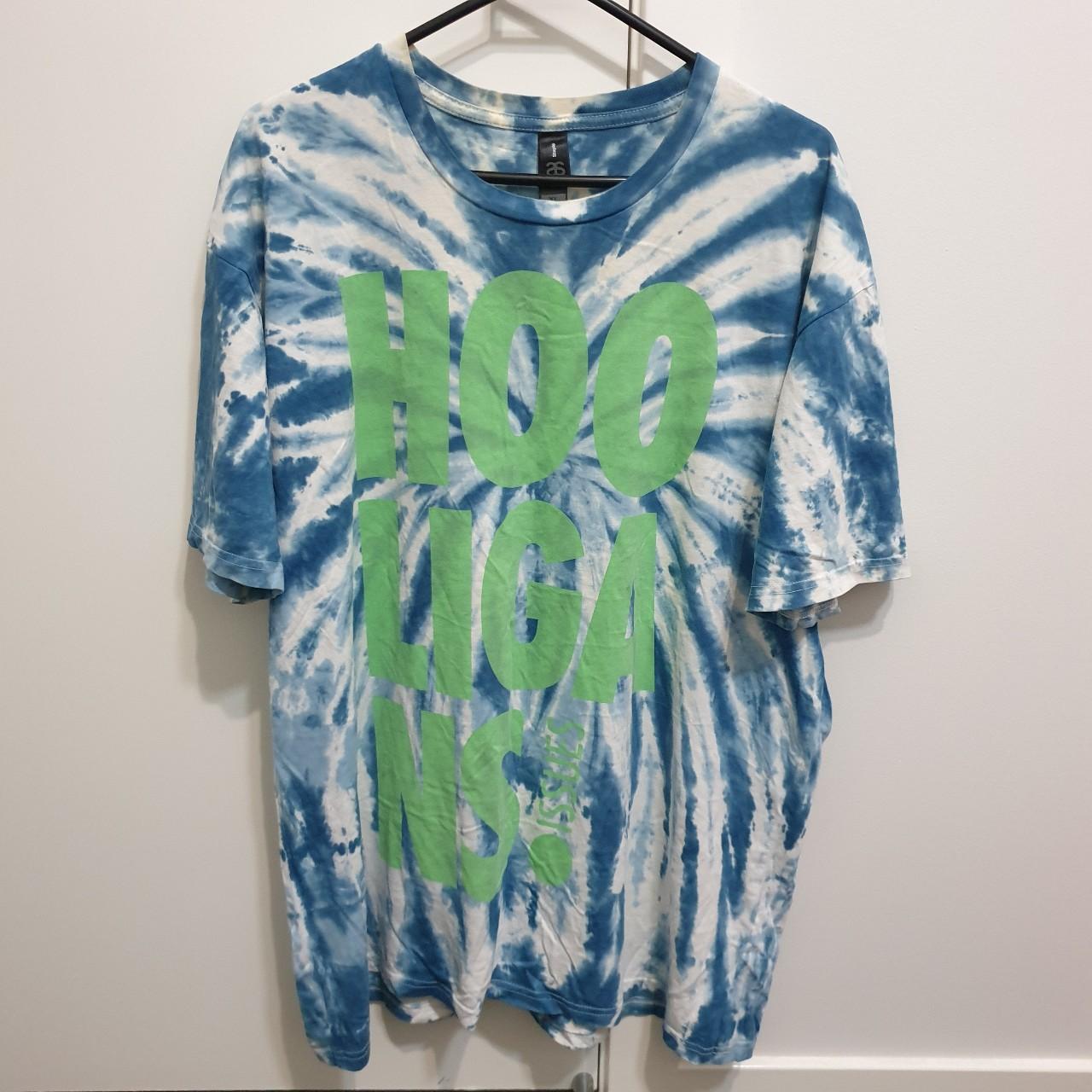 Hooligans Tie Dye Tee Size XL In good... - Depop