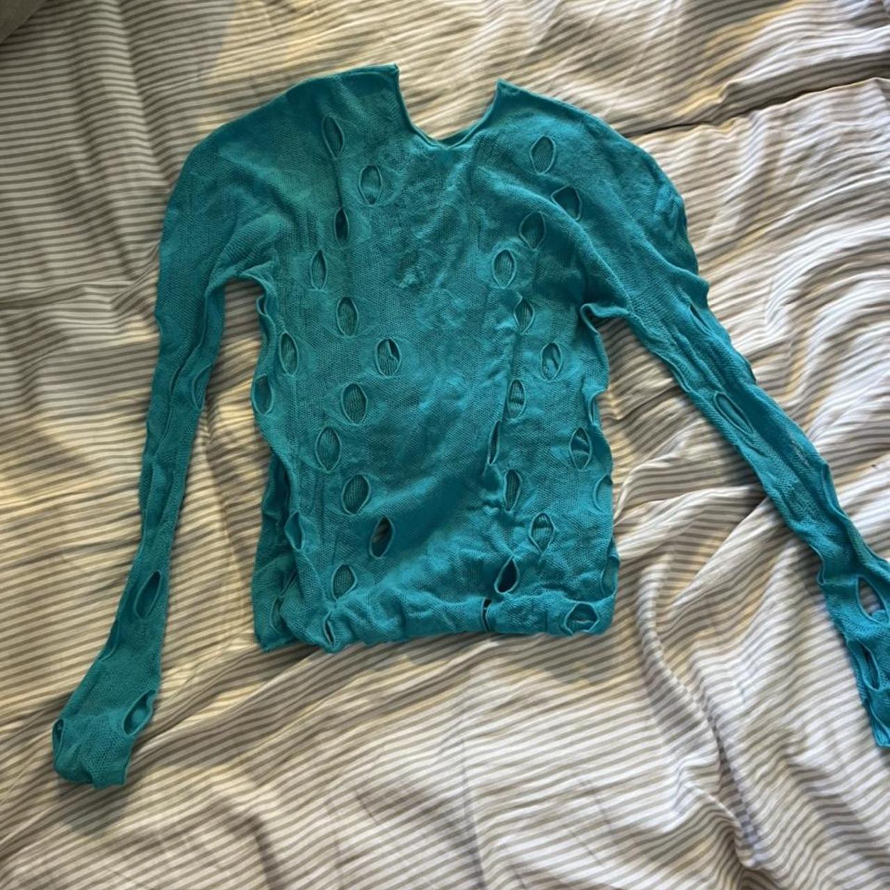 Rui, turquoise top worn twice - Depop