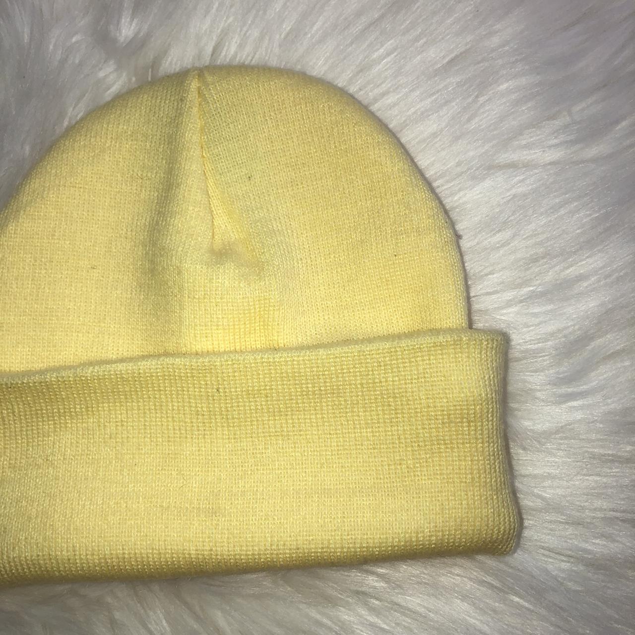 💌 Urban Outfitters light yellow beanie. In good... - Depop