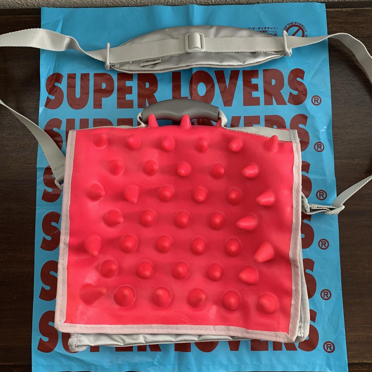 90s Craig Morrison Bug Messenger Bag Pink and... - Depop