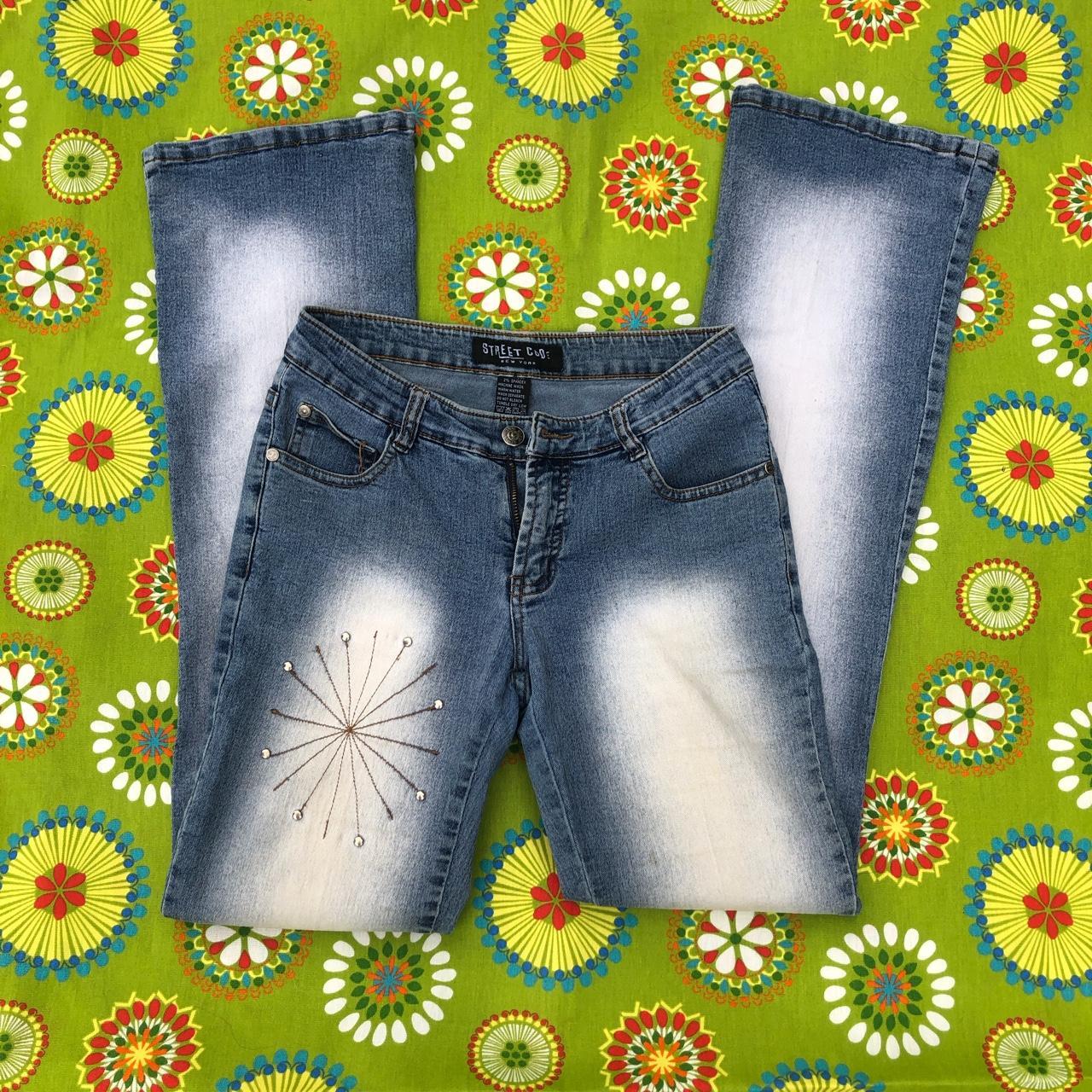 Fire Street code NY jeans!! Unique style with star... - Depop