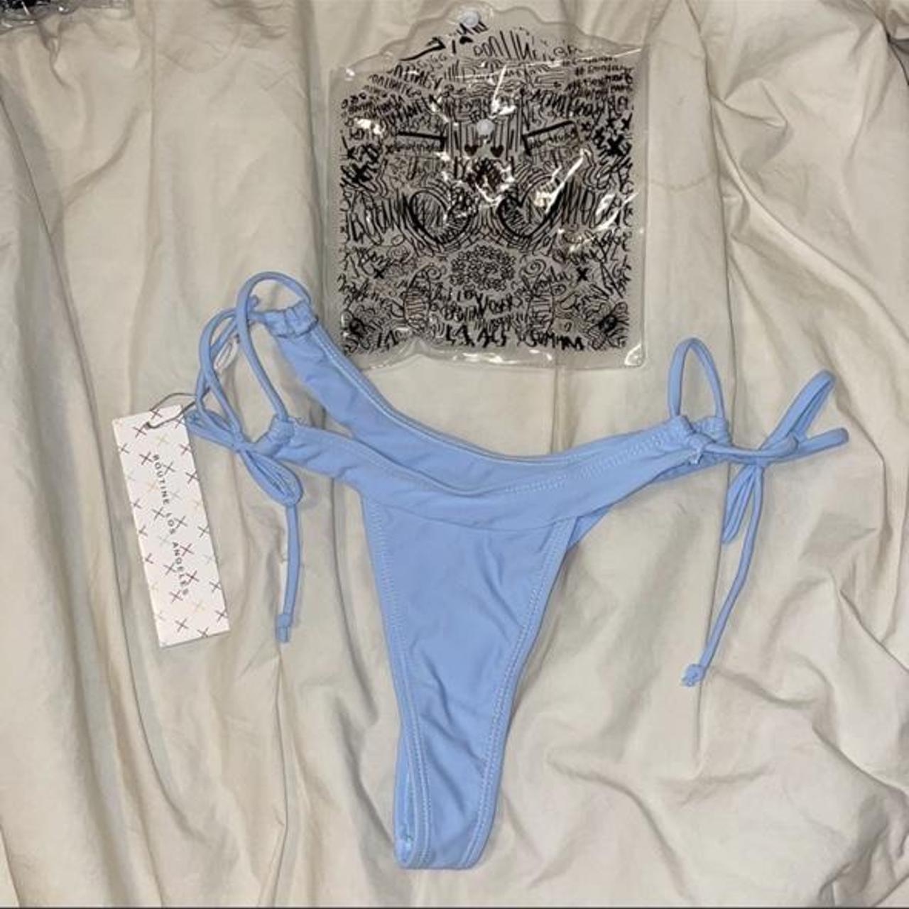 NWT Boutine LA Coast Blue Western Bottoms DEPOP... - Depop