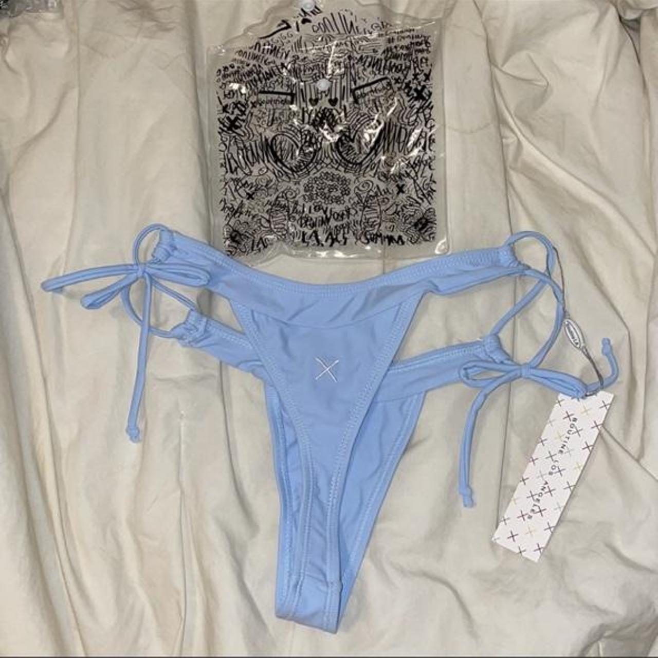 NWT Boutine LA Coast Blue Western Bottoms DEPOP... - Depop