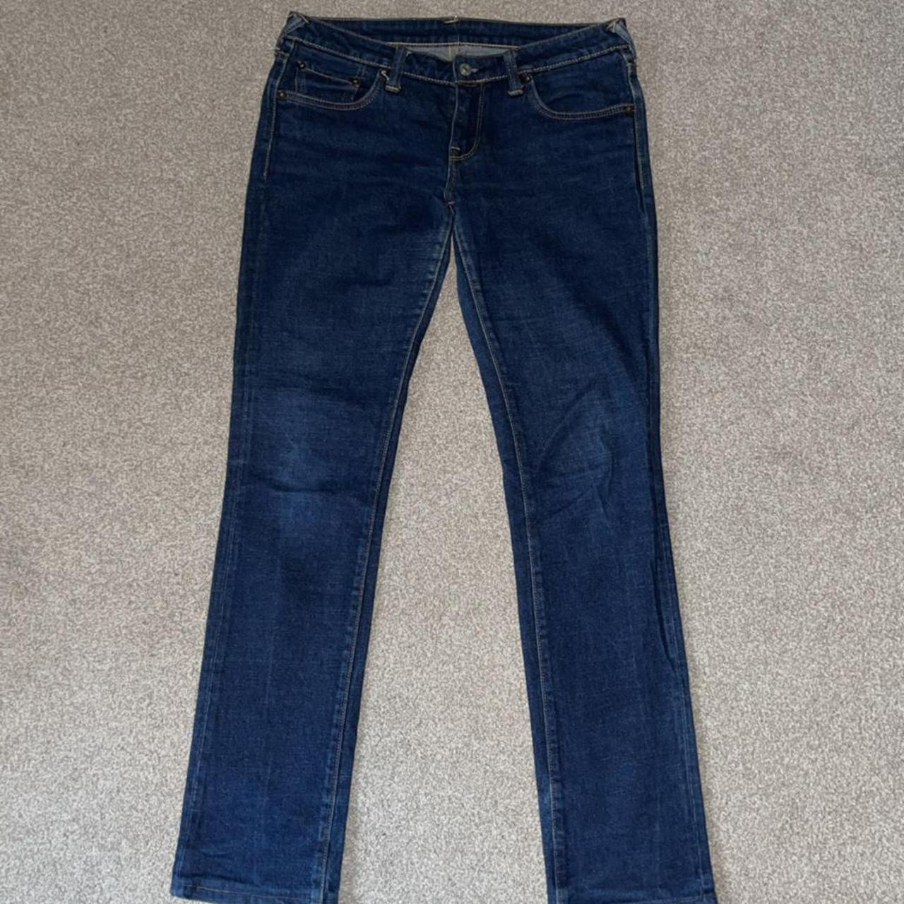 EVISU jeans - low rise skinny- fit, straight leg... - Depop