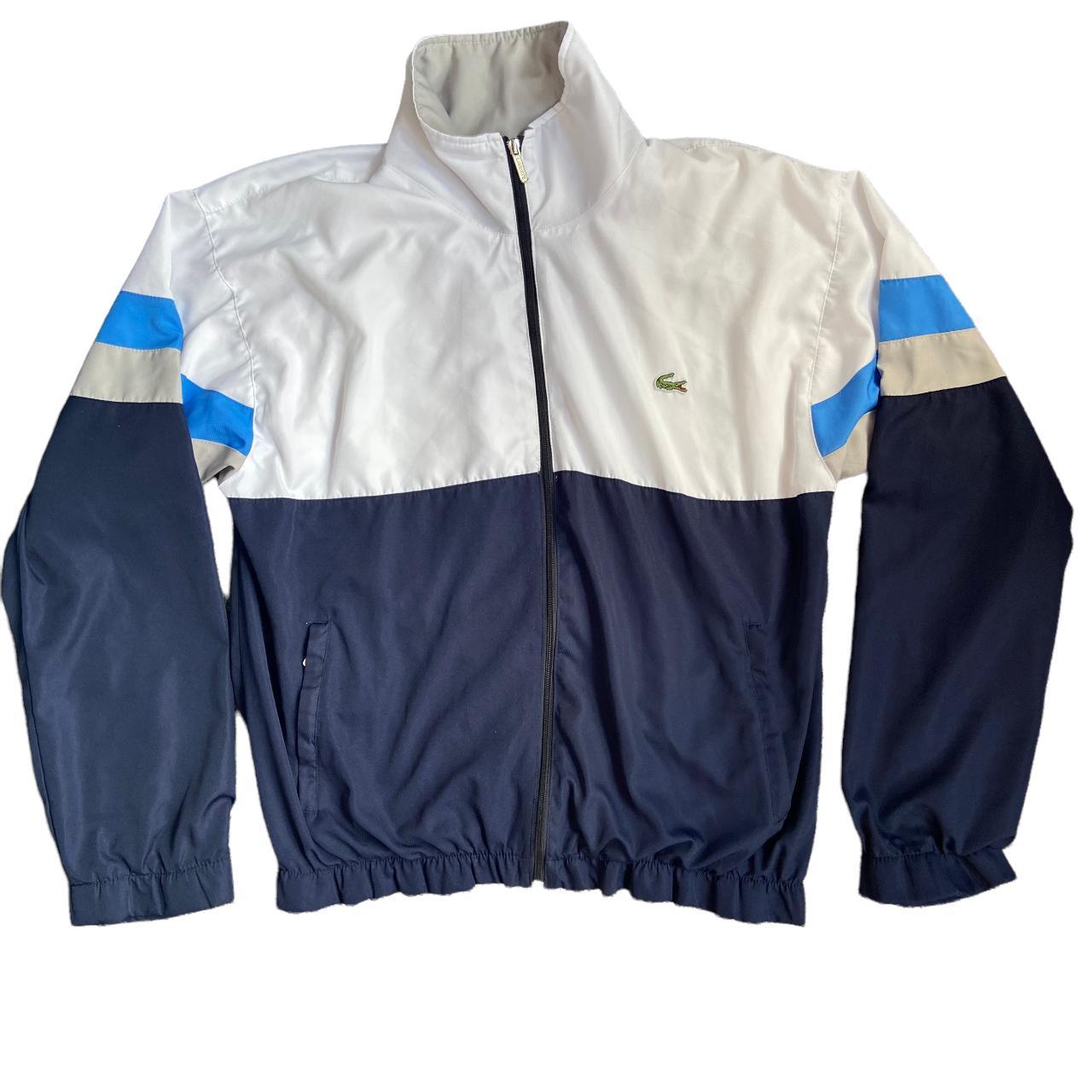 Vintage Lacoste Devanlay Spellout Track Jacket Tag... - Depop