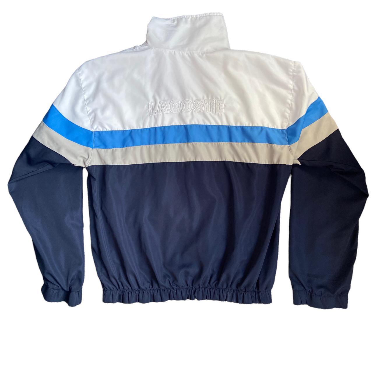 Vintage Lacoste Devanlay Spellout Track Jacket Tag... - Depop