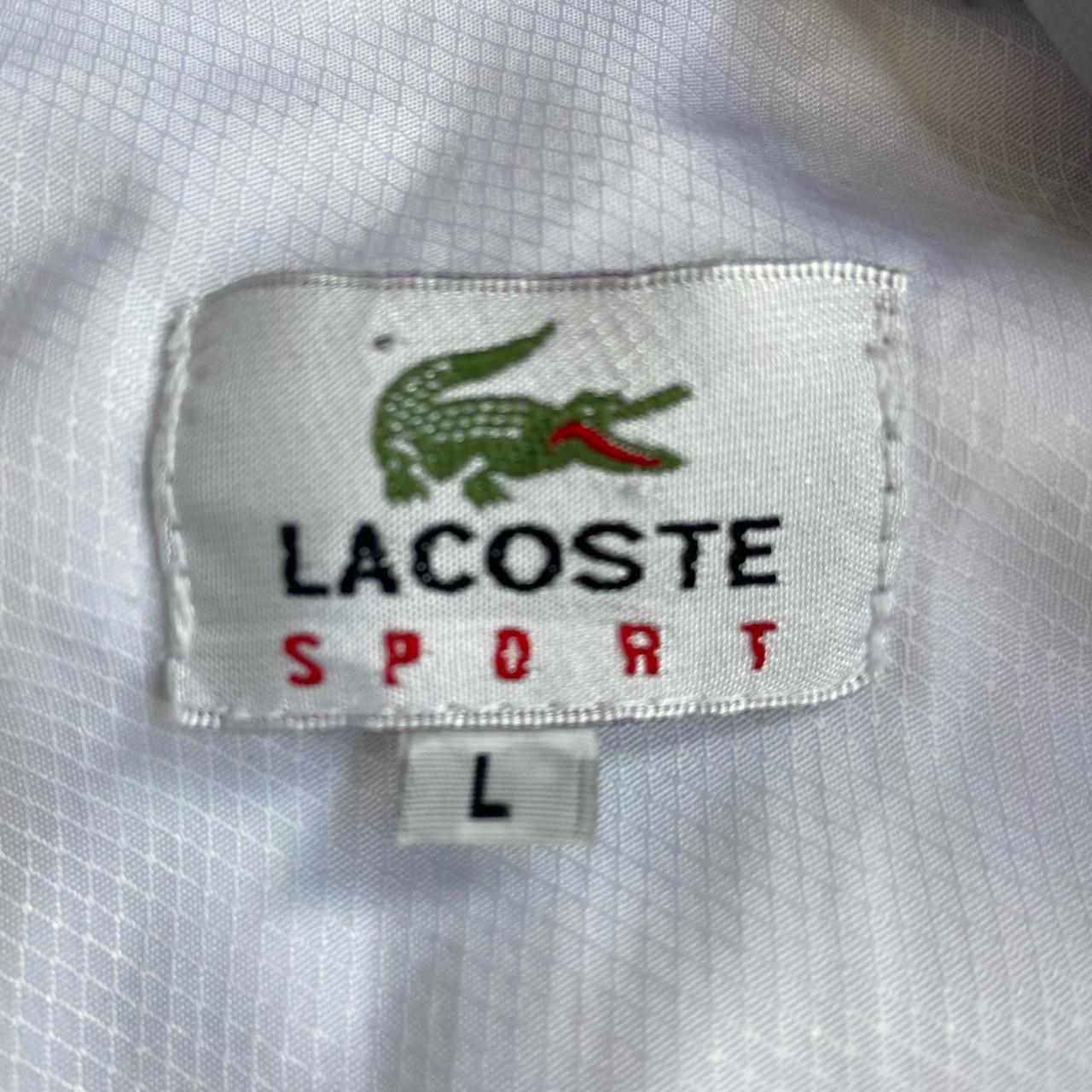 Vintage Lacoste Devanlay Spellout Track Jacket Tag... - Depop