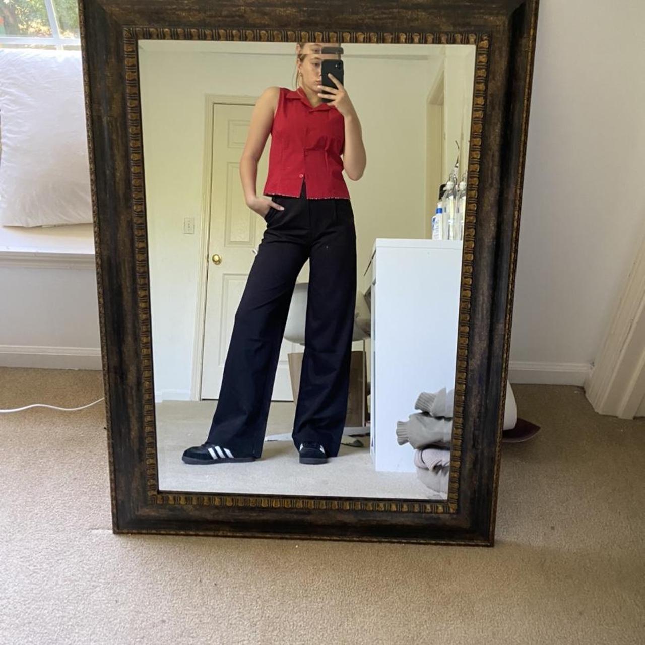 The cutest red vintage vest! A super versatile piece... - Depop