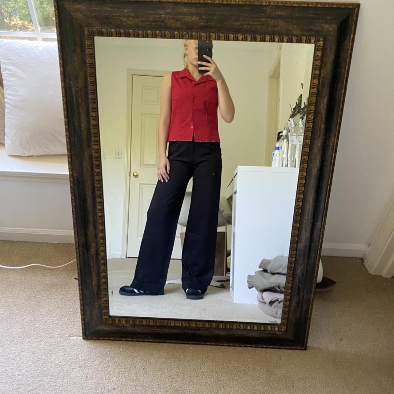 The cutest red vintage vest! A super versatile piece... - Depop