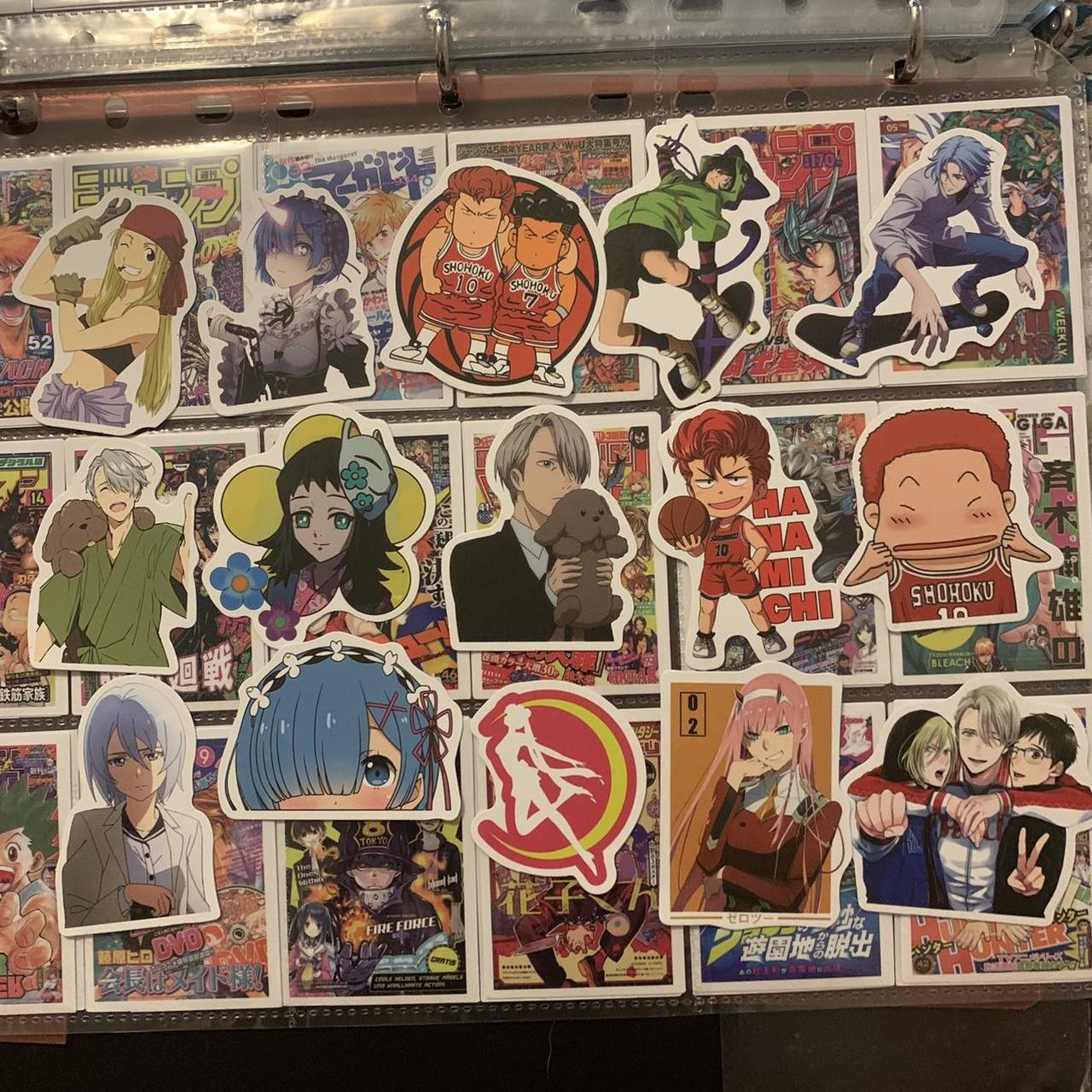 Anime stickers waterproof stickers Anime... - Depop
