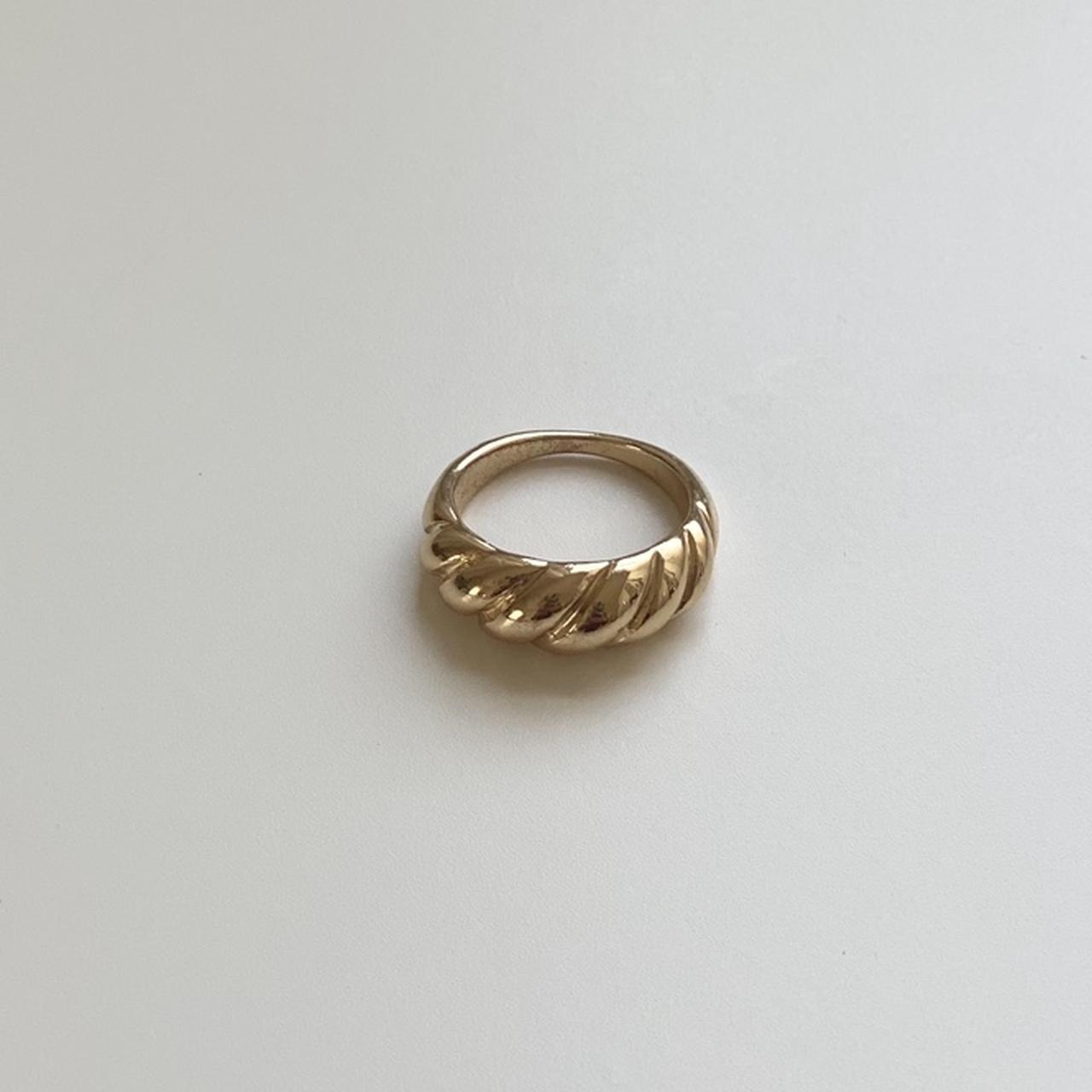 Maison de jovel ines croissant gold ring sizes 6, 7... - Depop