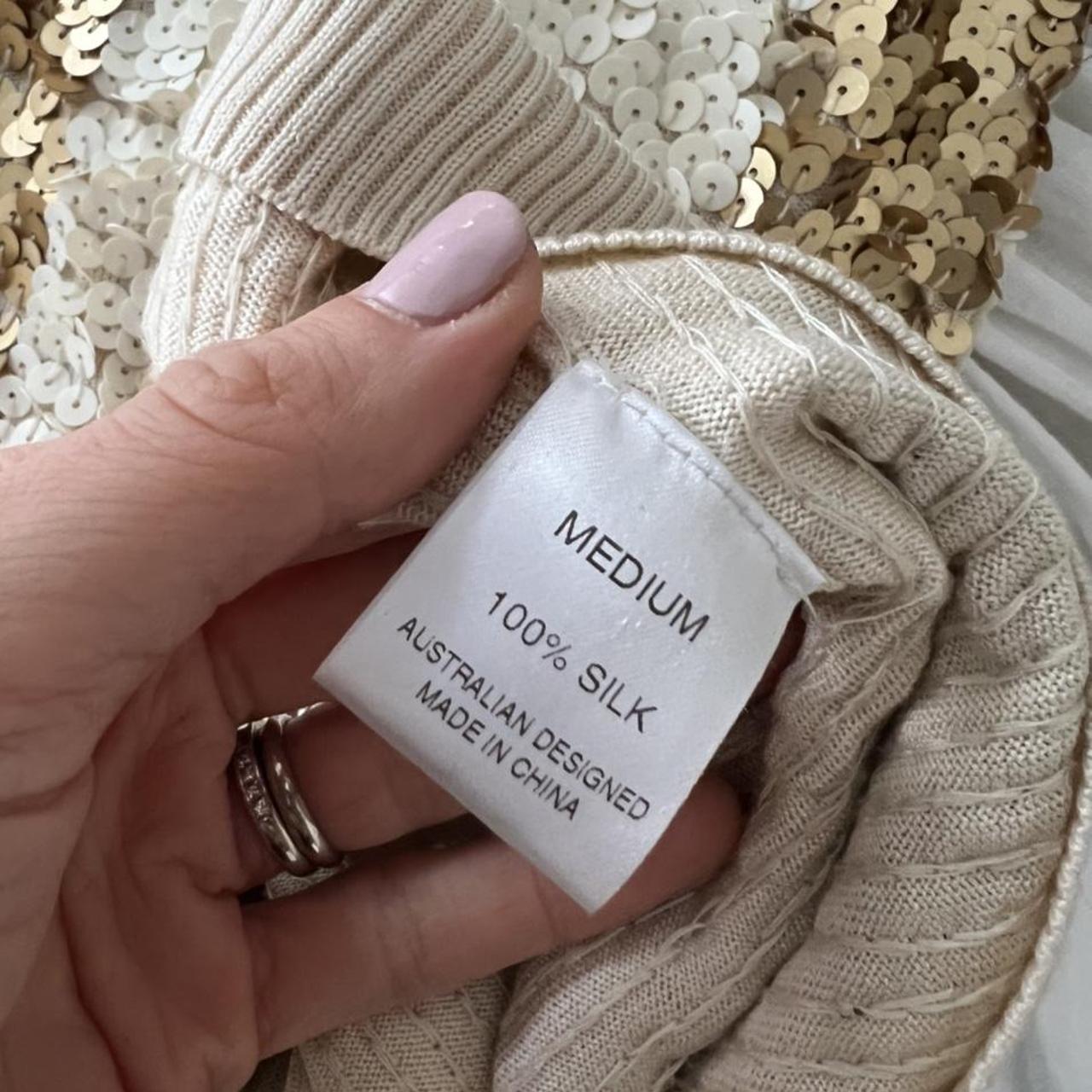 Sass And Bide Silk Sequin Dress Size Medium Vguc Depop