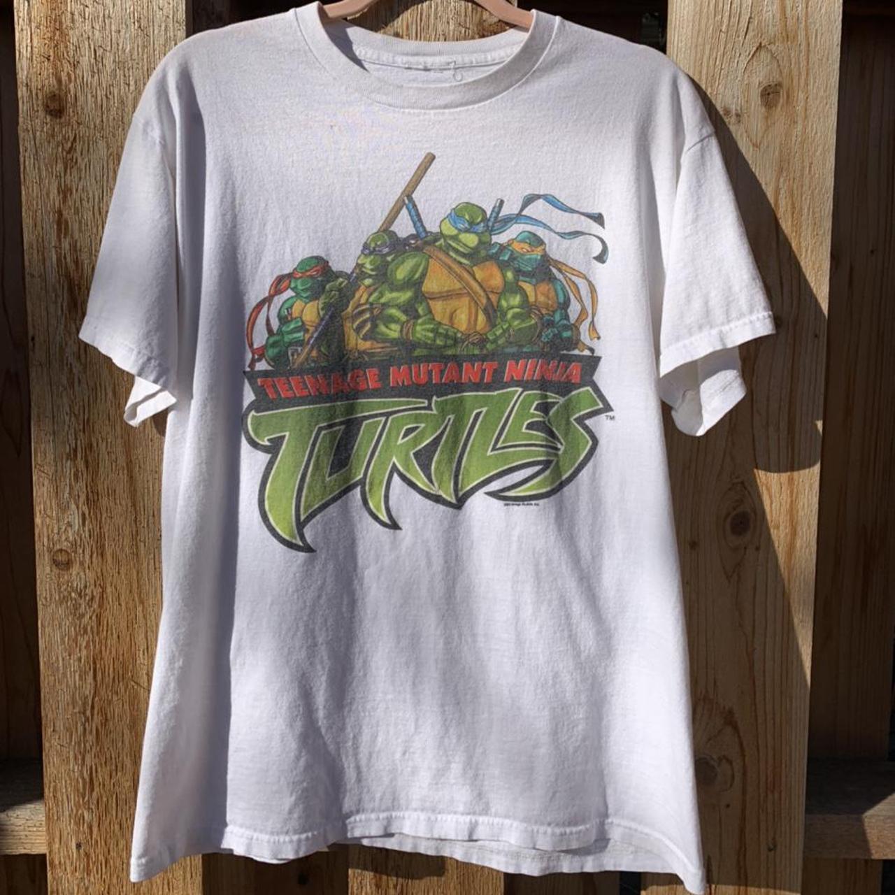 Vintage TMNT tv show shirt Size large (20x27) Good... - Depop