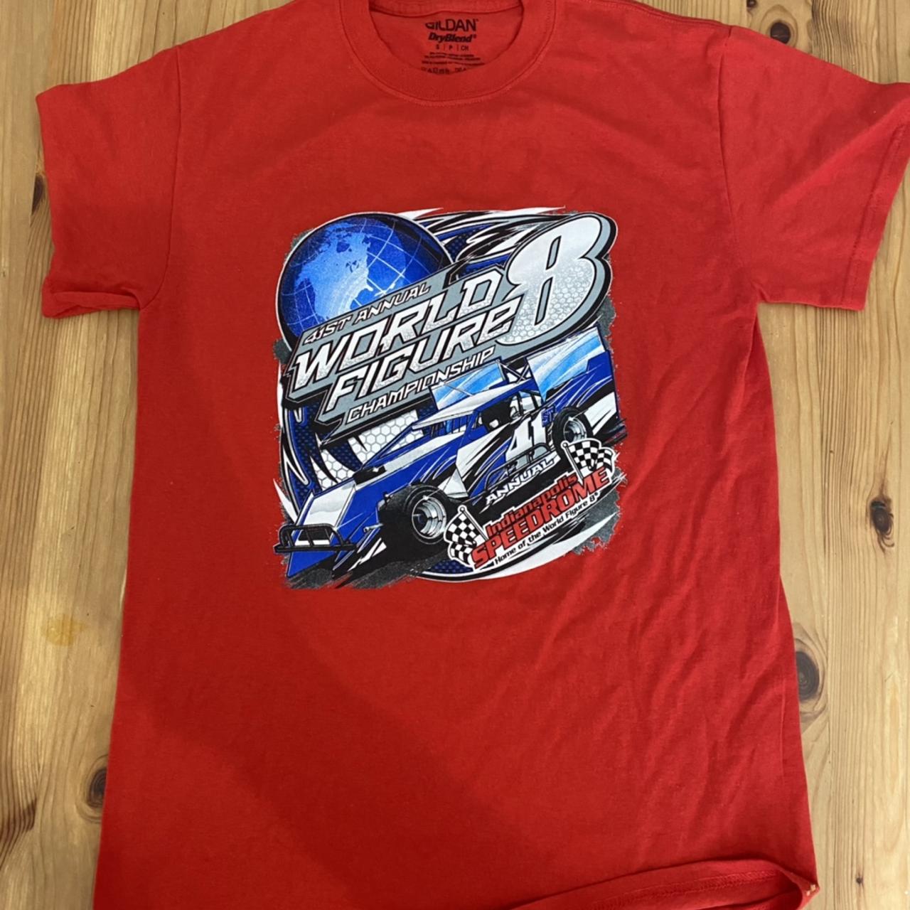 Vintage NASCAR ‘World Figure 8 Championship’ Graphic... - Depop