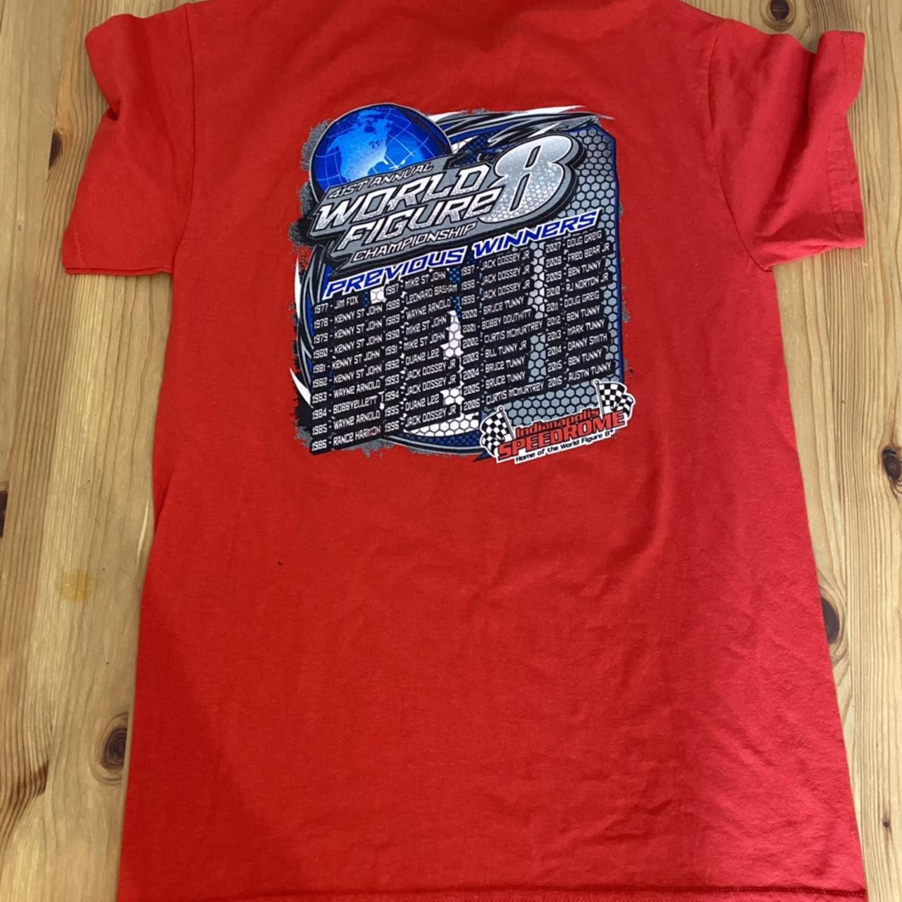 Vintage NASCAR ‘World Figure 8 Championship’ Graphic... - Depop