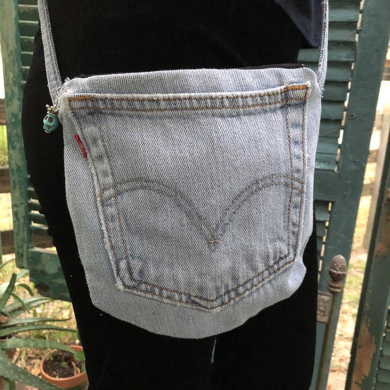 ⭐️Reworked Levi’s Pocket Purse!👖 Handmade denim... - Depop
