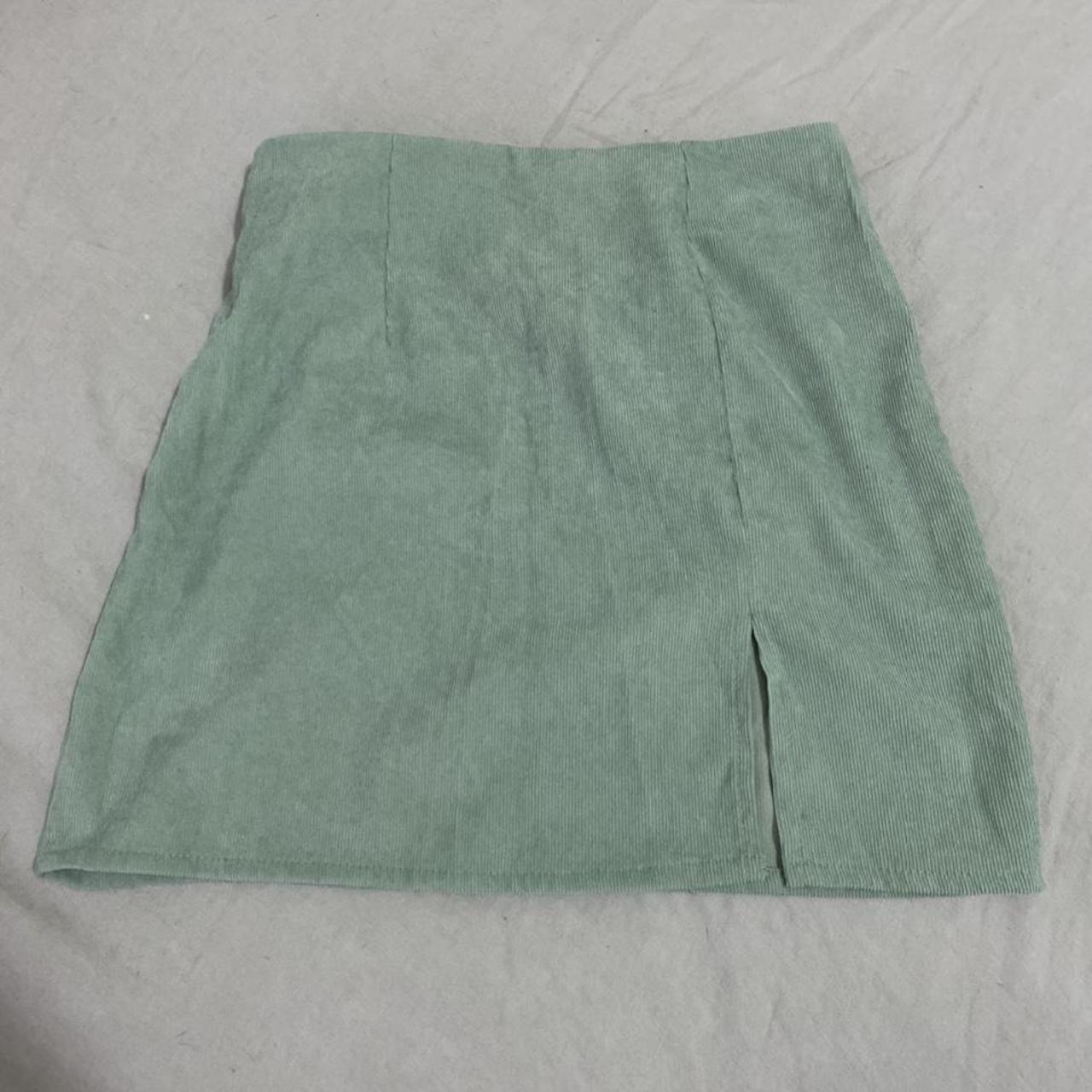 MINT GREEN MINI SKIRT SIZE 8 Brand unknown - Depop